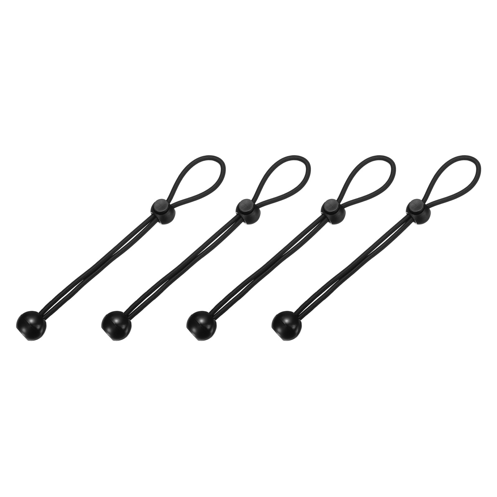 Uxcell Ball Bungee Cords, (20cm / 8 Inch, BLack) (4 PCS) Universal ...