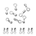 Uxcell Ball Chain Loop Connectors, (3mm-3.2mm, 12 Pcs), Stainless Steel ...