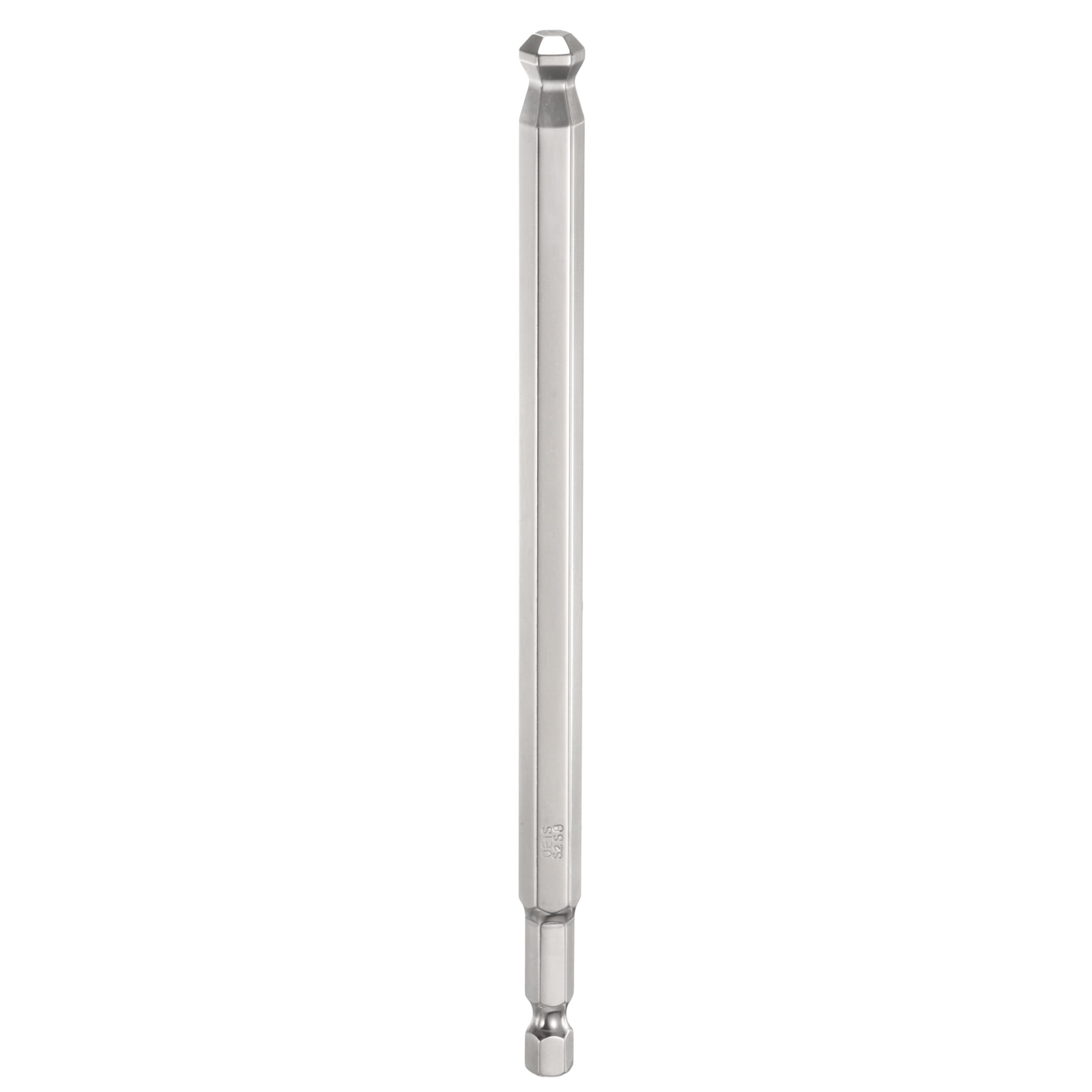 Uxcell Ball End Hex Screwdriver Bit H8 Head 1/4" Hex Shank 6" Long ...