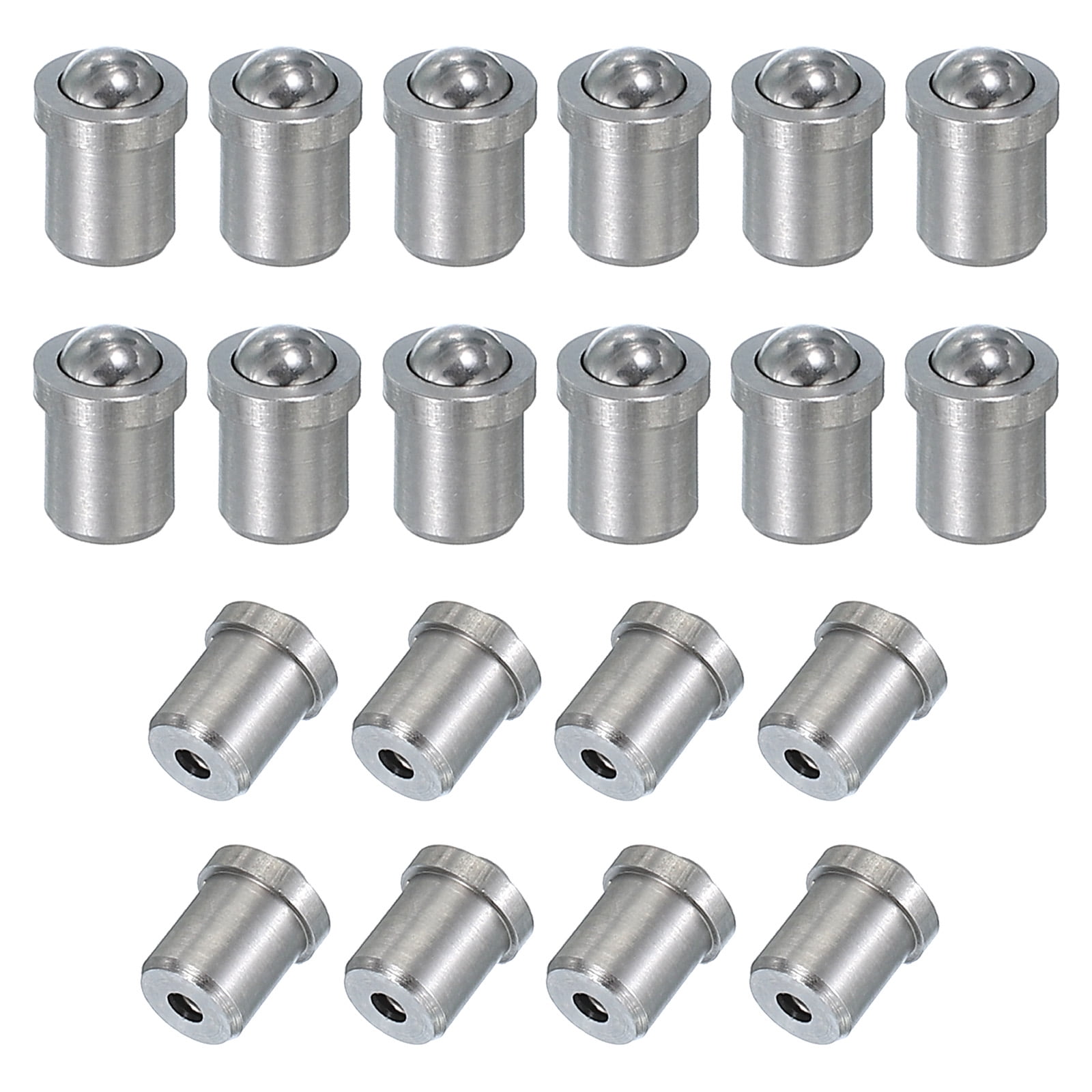Uxcell Ball Plungers 304 Stainless Steel Ball Point Spring Plungers ...