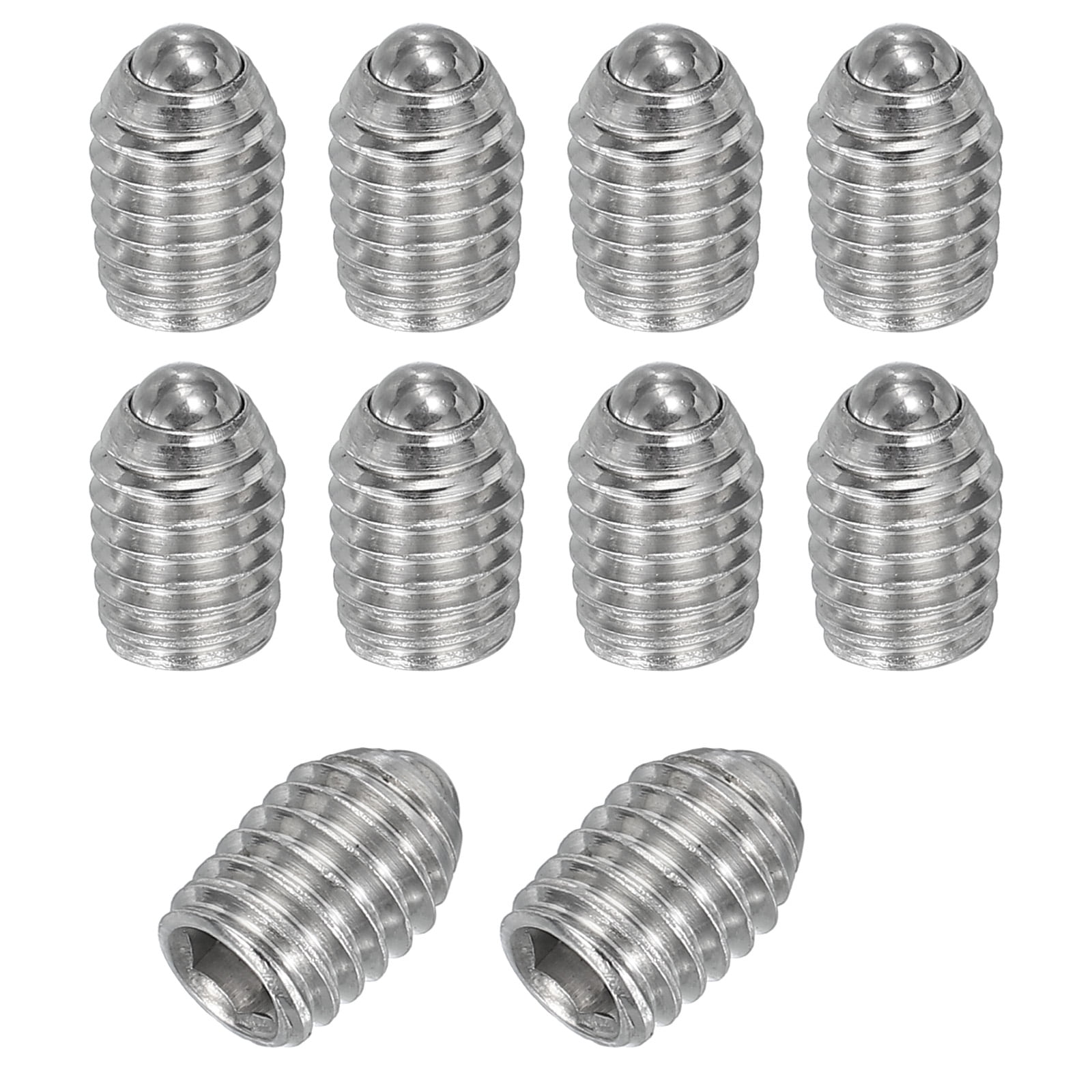 Uxcell Ball Point Set Screws, 304 Stainless Steel Hex Socket Spring Ball Point Grub Screws 10 ...