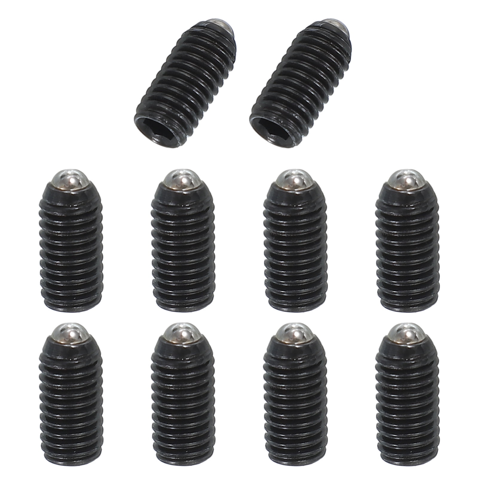 Uxcell Ball Point Set Screws, Carbon Steel Hex Socket Spring Plungers ...