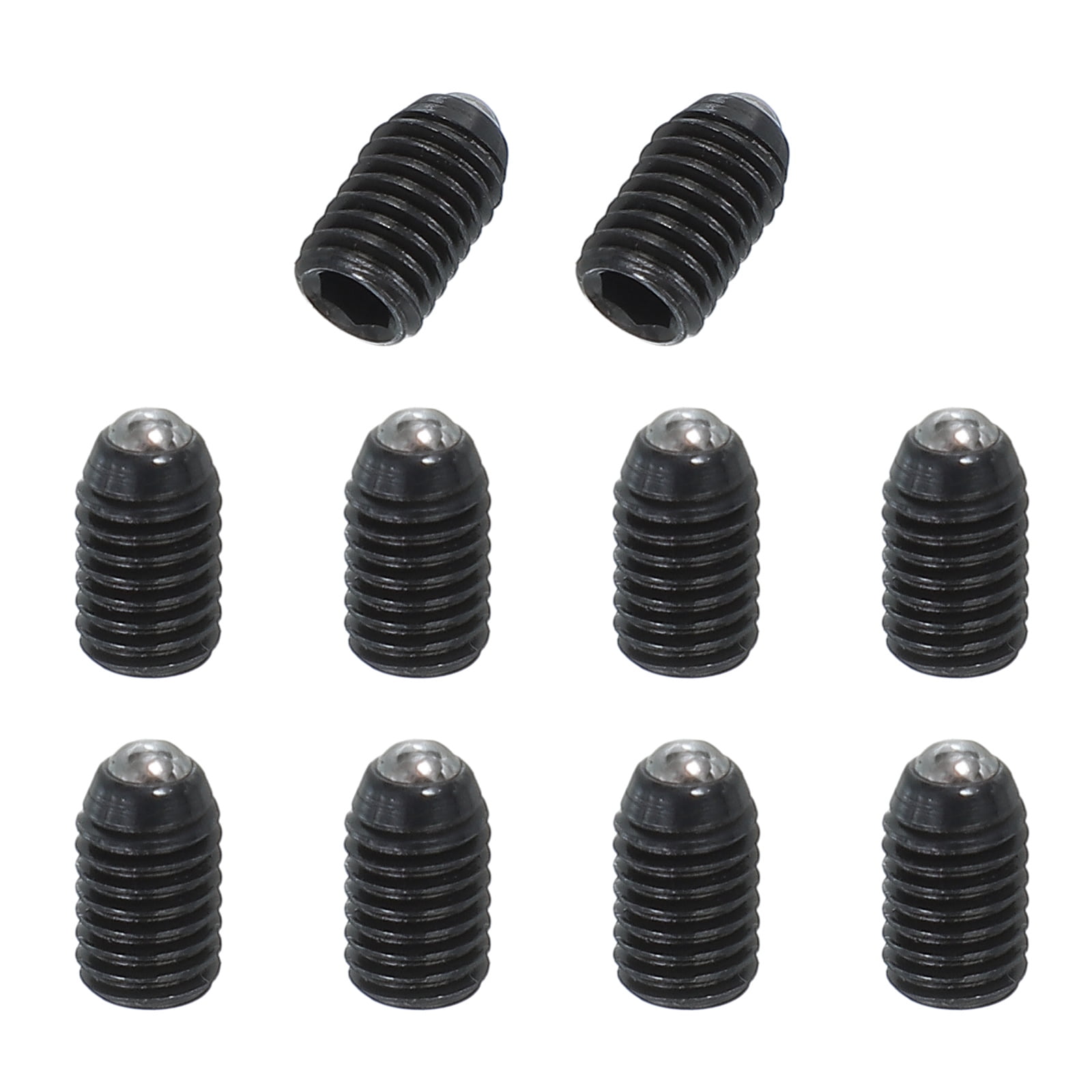 Uxcell Ball Point Set Screws, Carbon Steel Hex Socket Spring Plungers ...