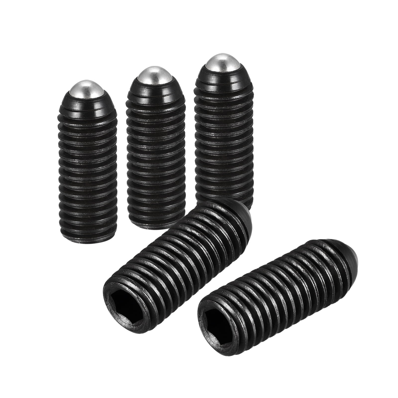 Uxcell Ball Point Set Screws, M10 x 25mm High Carbon Steel Metric ...