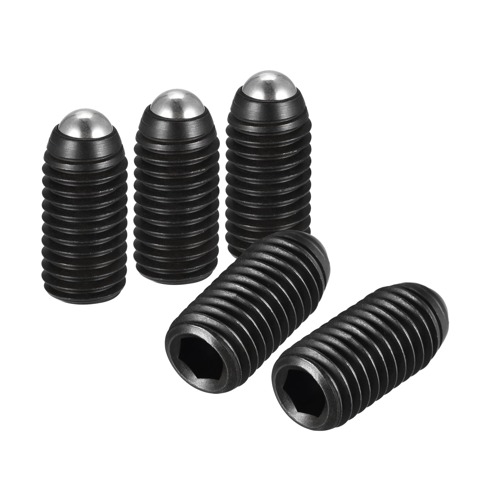 Uxcell Ball Point Set Screws, M12 x 25mm High Carbon Steel Metric ...