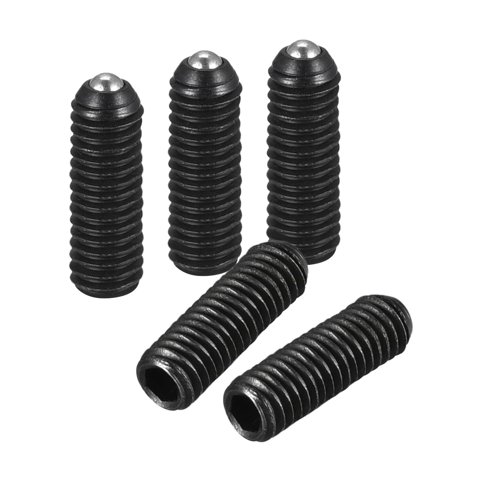 Uxcell Ball Point Set Screws, M3 x 10mm High Carbon Steel Metric Spring ...