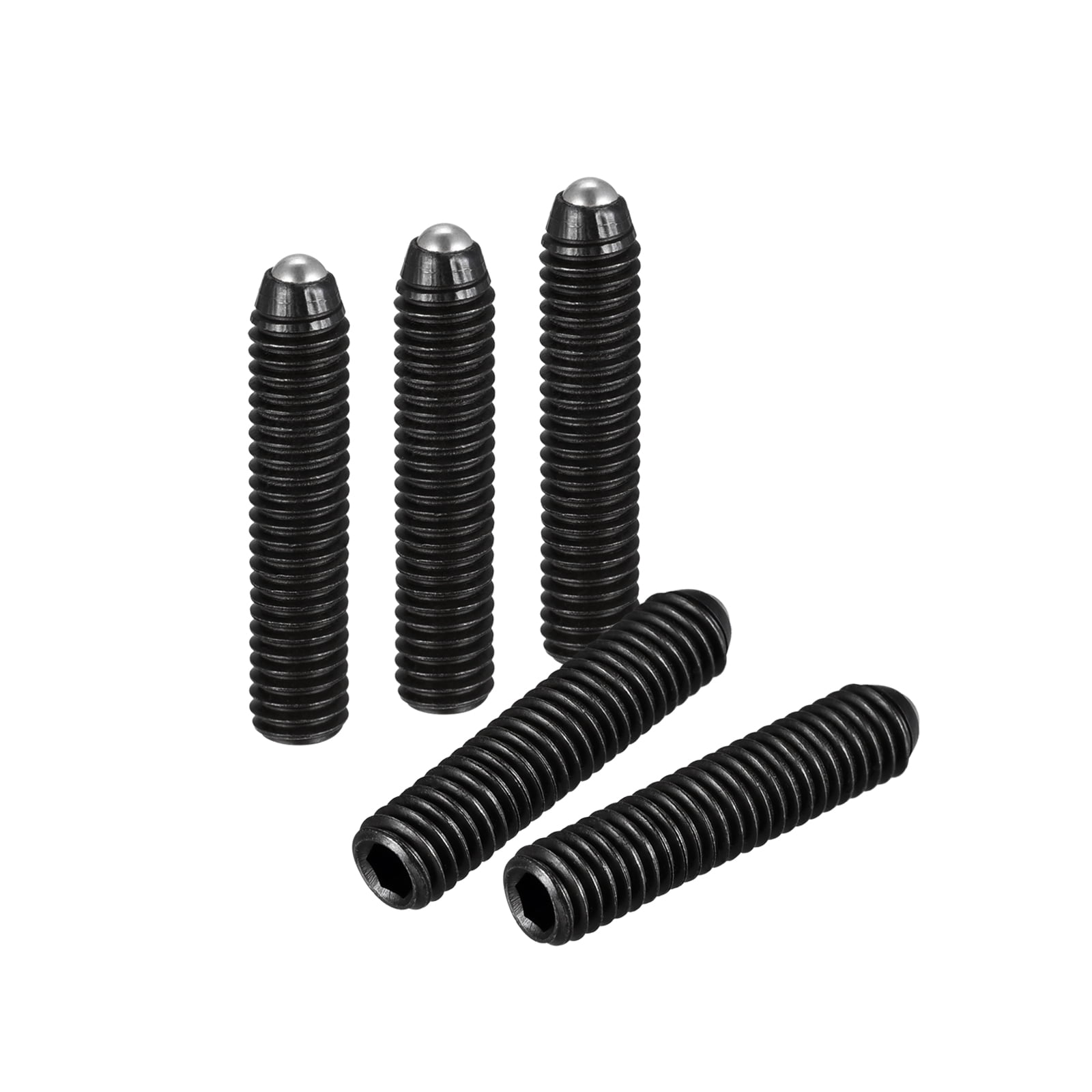 Uxcell Ball Point Set Screws, M6 x 30mm High Carbon Steel Metric Spring ...