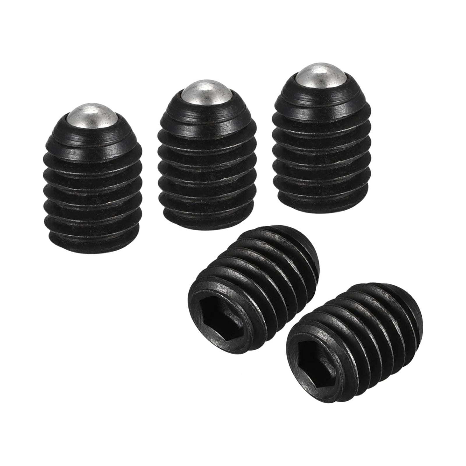 Uxcell Ball Point Set Screws, M6 x 8mm High Carbon Steel Metric Spring ...