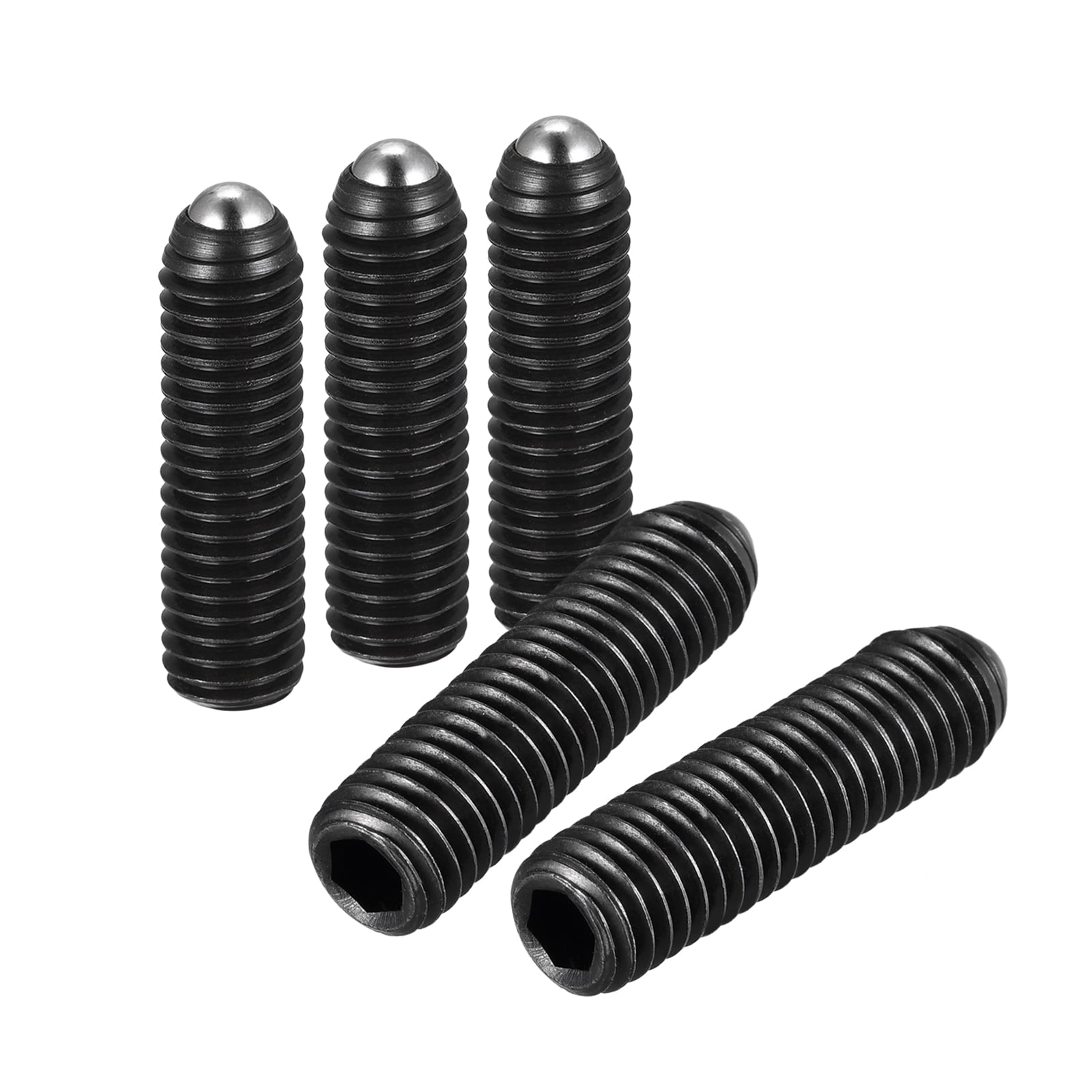 Uxcell Ball Point Set Screws, M8 x 30mm High Carbon Steel Metric Spring ...