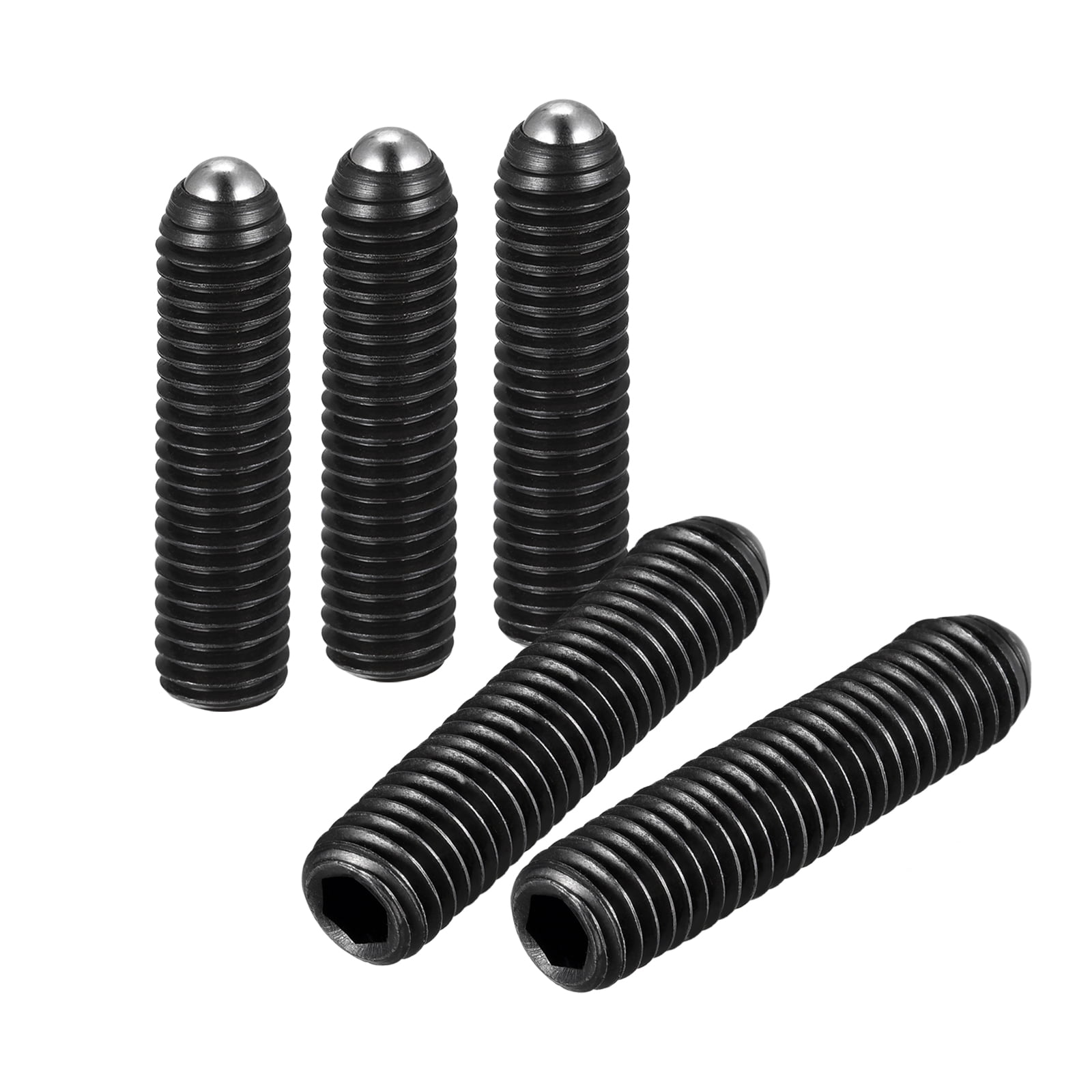 Uxcell Ball Point Set Screws, M8 x 35mm High Carbon Steel Metric Spring ...