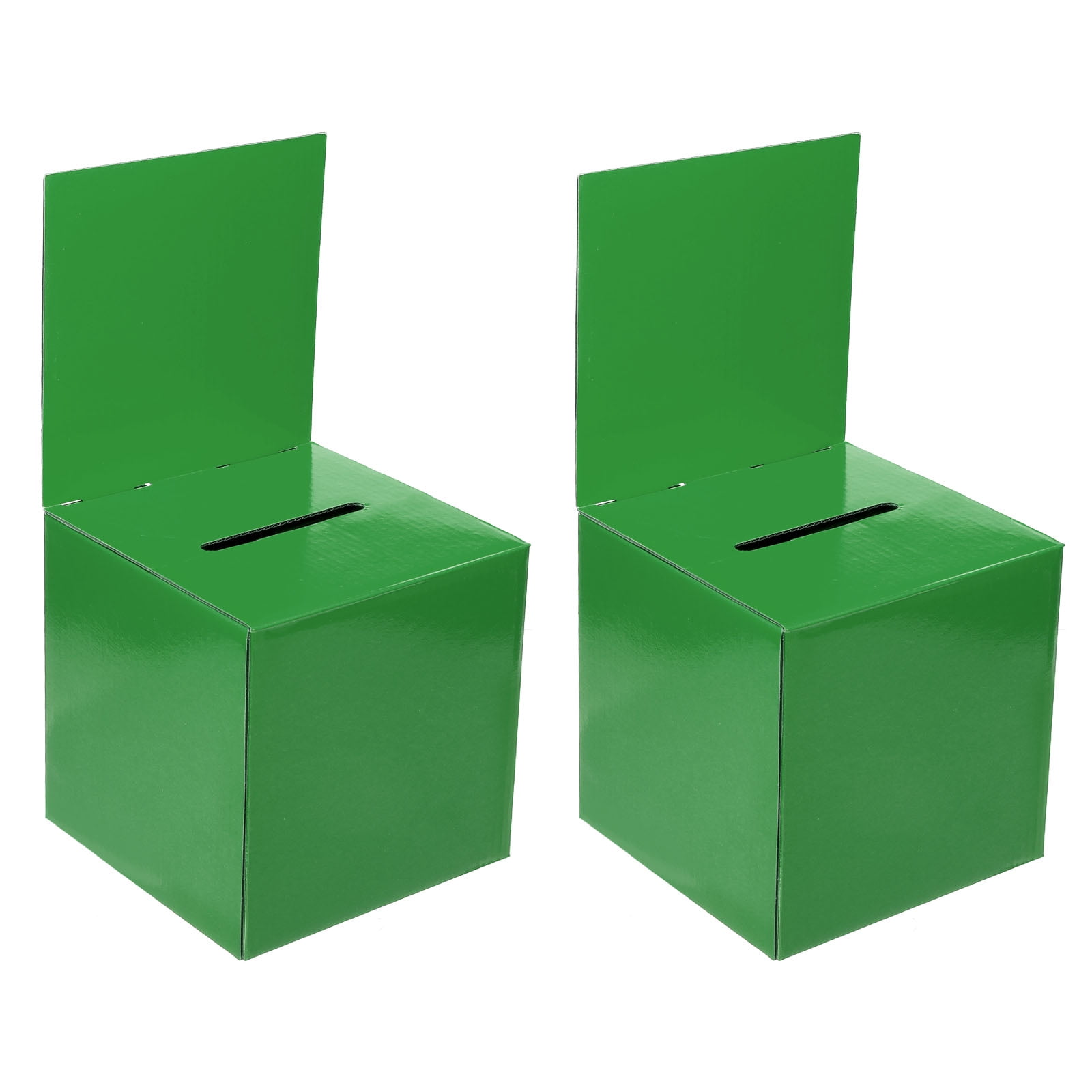 Uxcell Ballot Box 6"x6"x6" Raffle Box with Removable Header Board ...