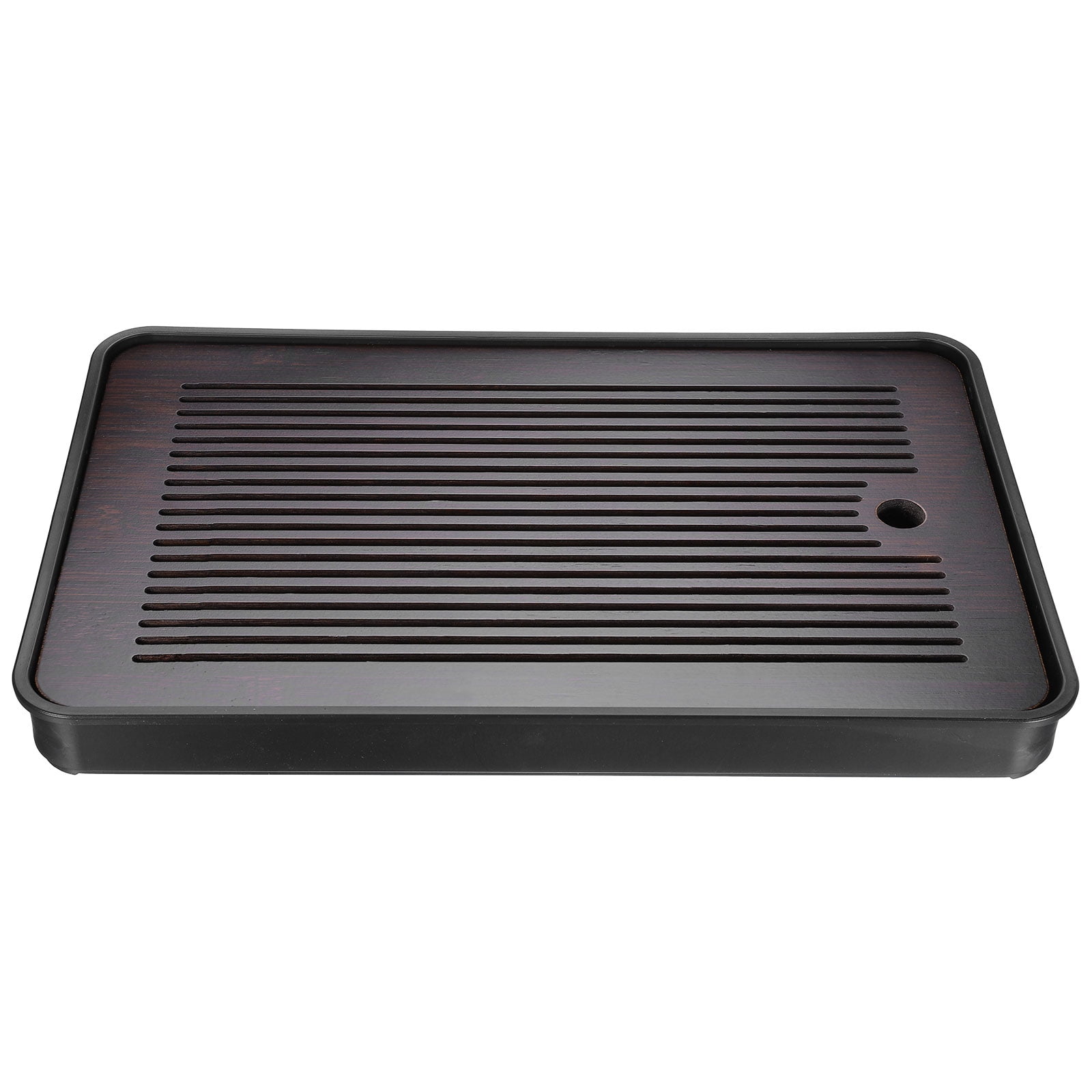 Uxcell Bamboo Chinese Gong Fu Tea Tray 14.4" Classic Tea Tray Bamboo ...