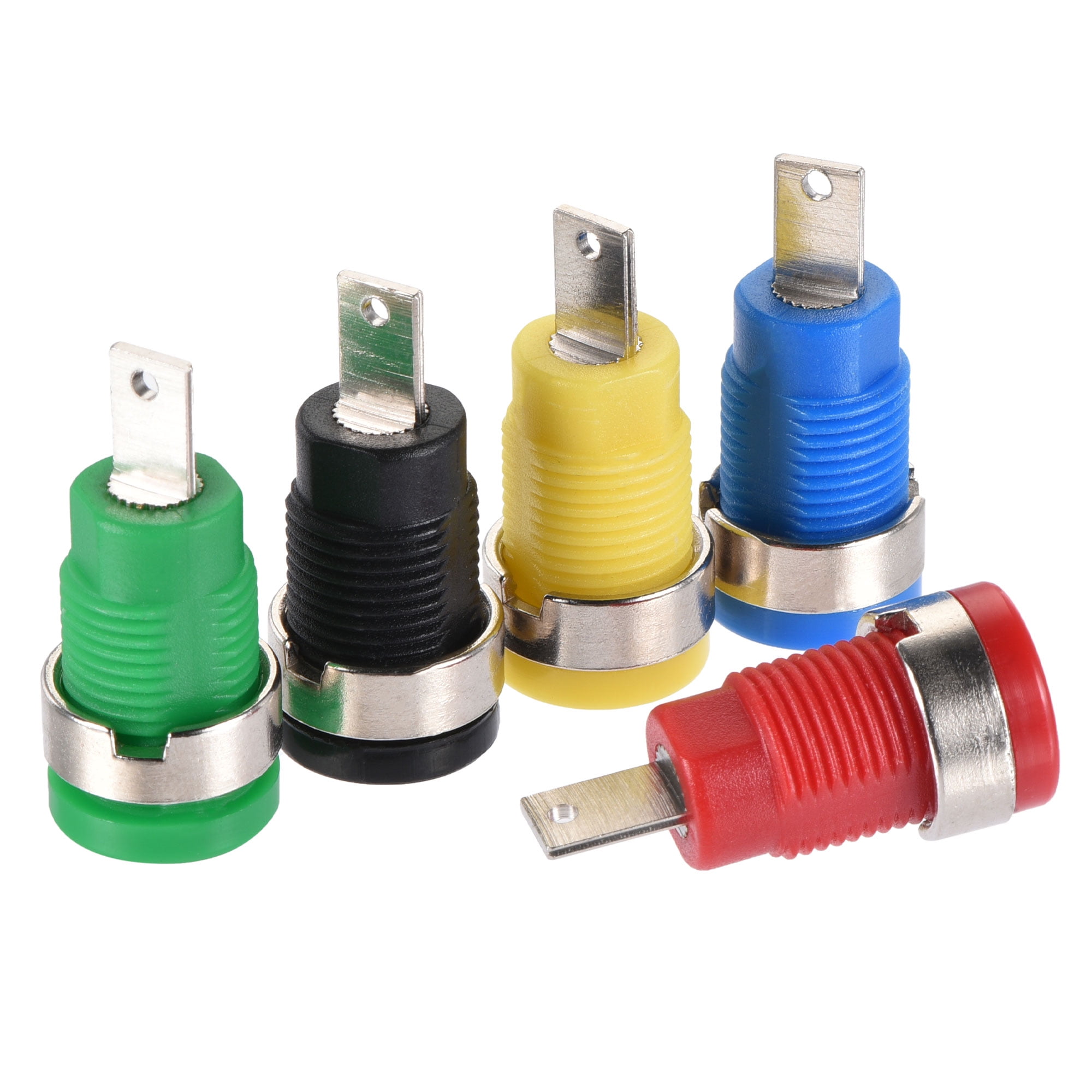 Uxcell Banana Female Jack Socket Adapter Banana Binding Post for 4mm ...