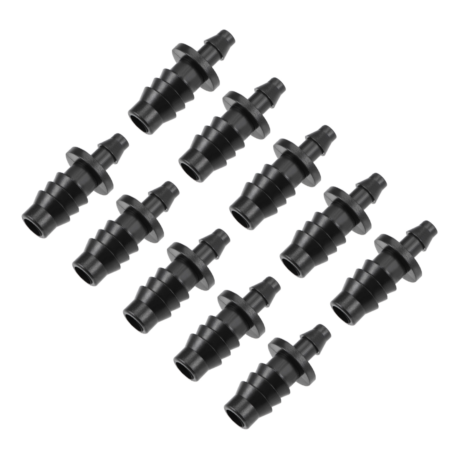 Uxcell Barb Drip Pipe Connector 4mm and 8mm Inner Diameter Hose Fitting ...