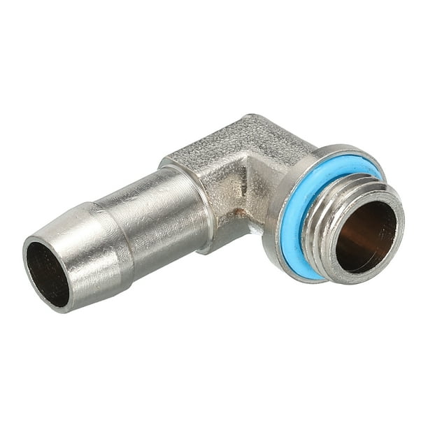 Uxcell Barb Fitting Adapter G1/4" 90 Degree 11mm OD Soft Tube Hose ...
