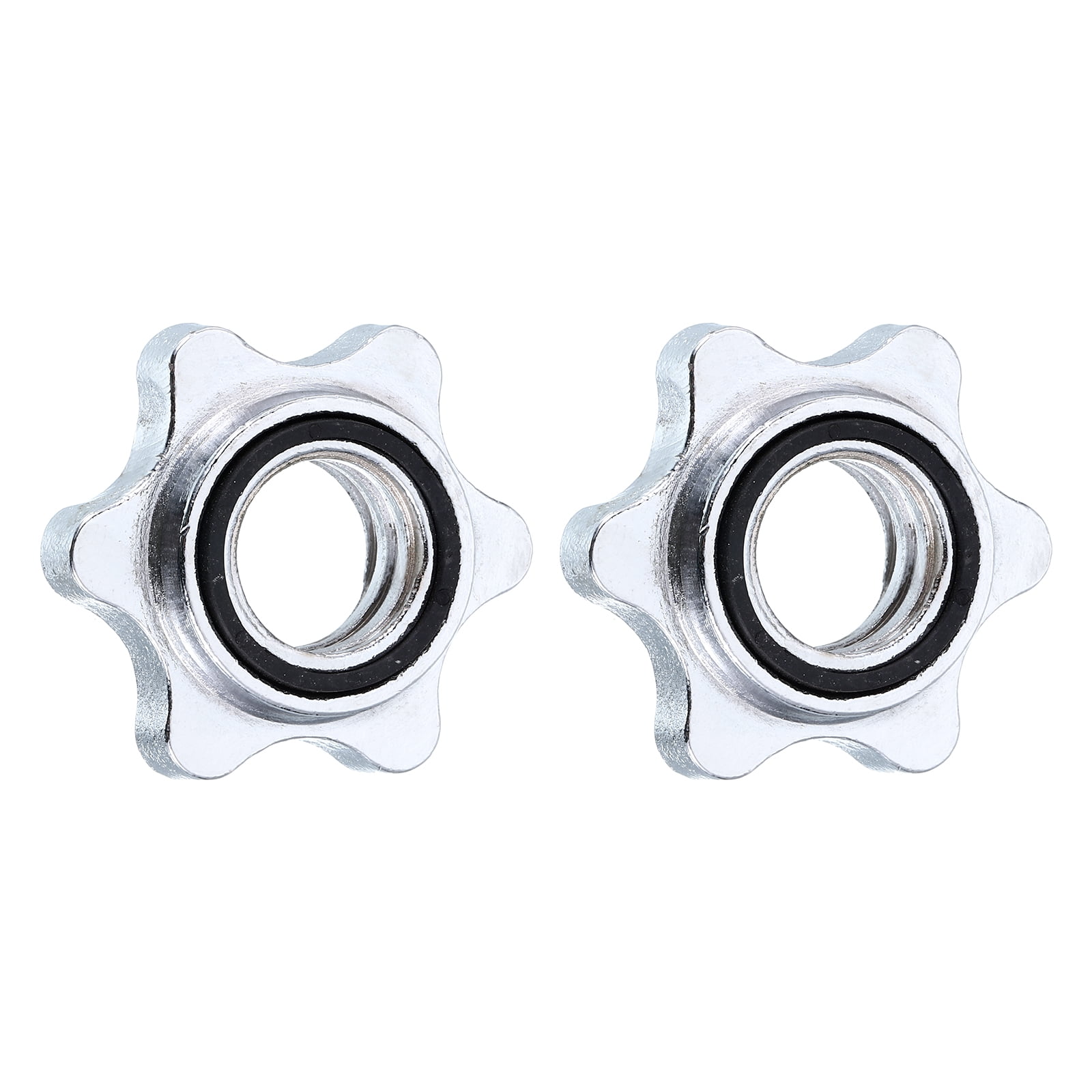 Uxcell Barbell Collar Screw Clamps, 28mm Anti-Slip Spin Lock Collar ...