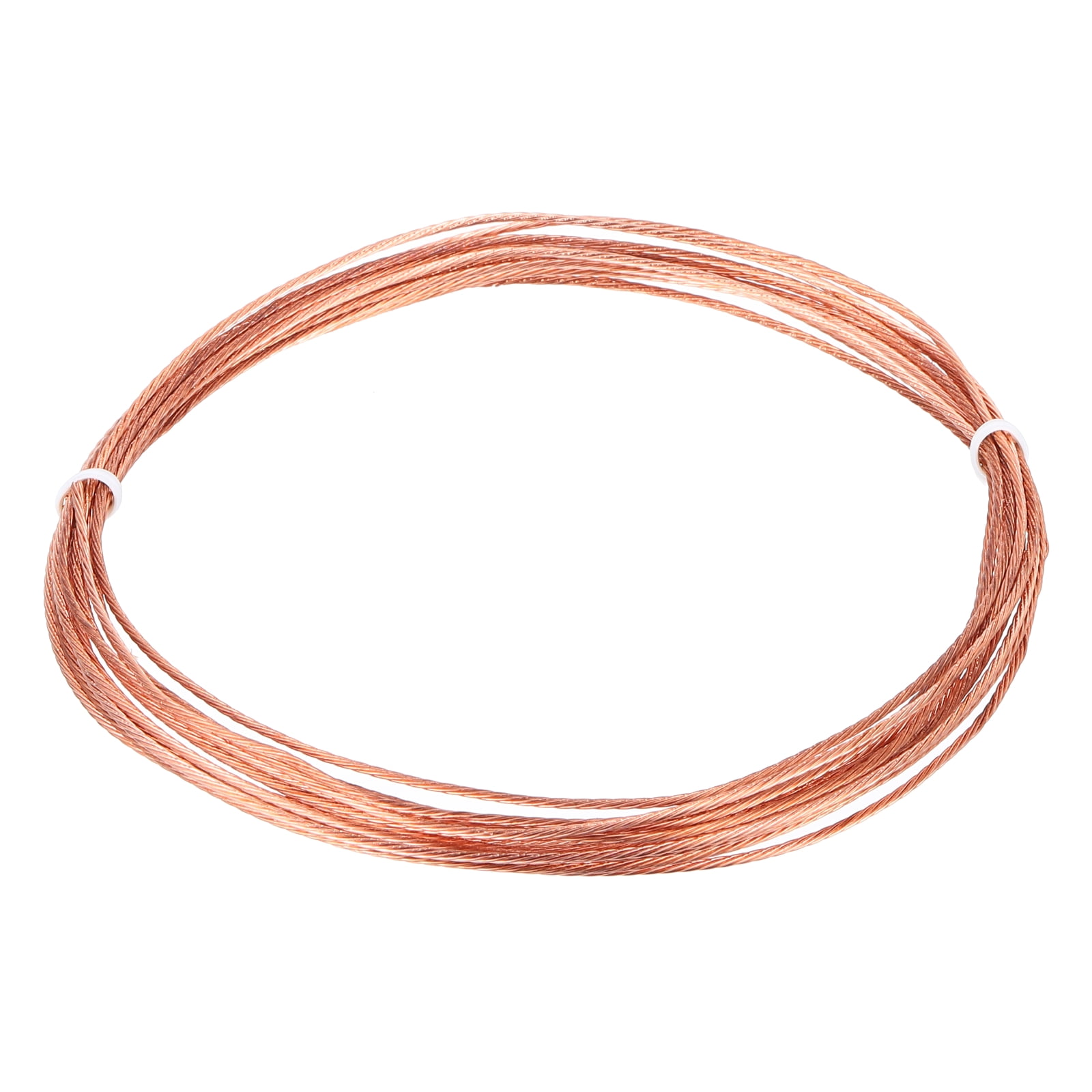 Uxcell Bare Copper Ground Wire, 18 Gauge 10 ft Solid Braided Copper ...