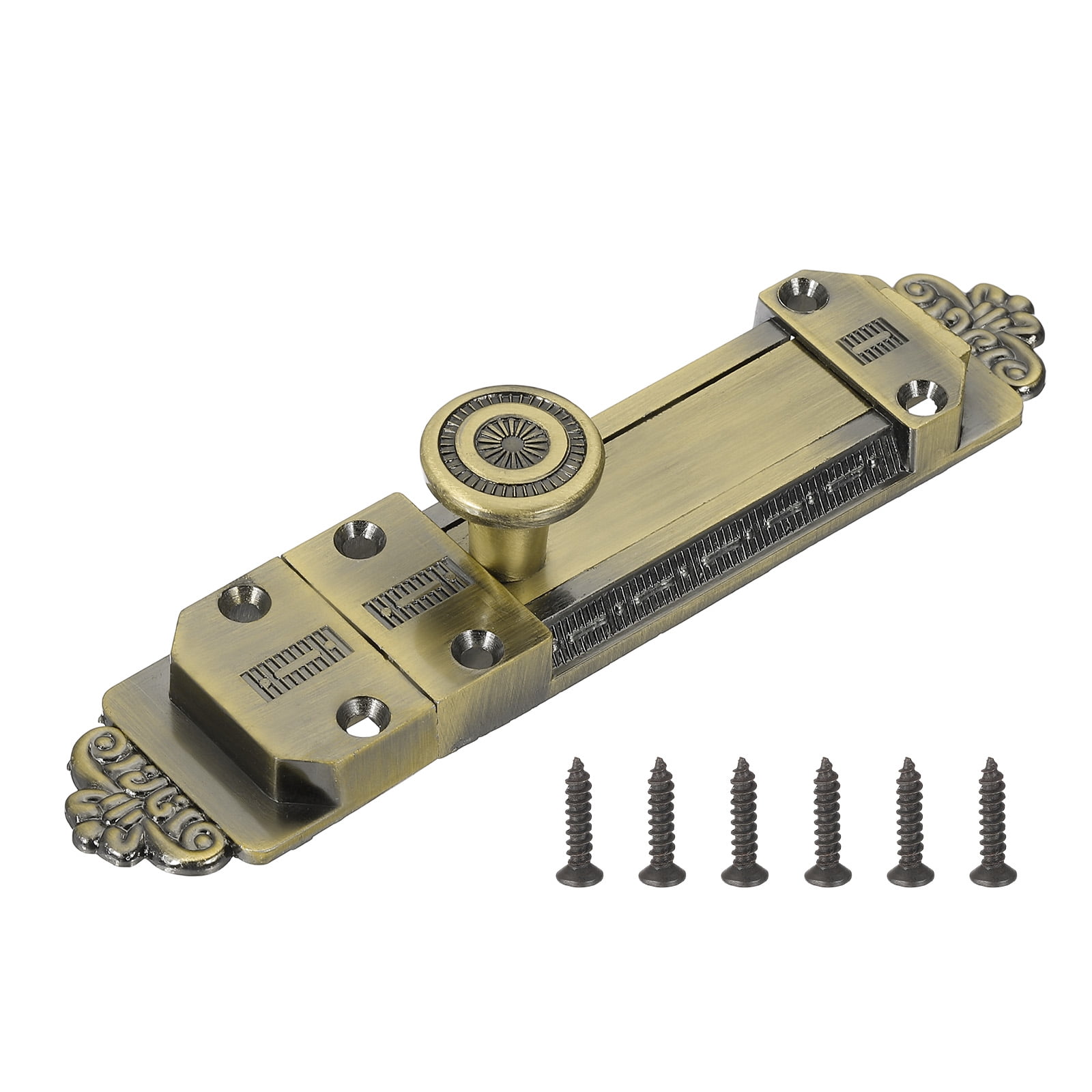 Uxcell Barrel Bolt Latch, Slide Door Lock Zinc Alloy Gate Door Catch ...