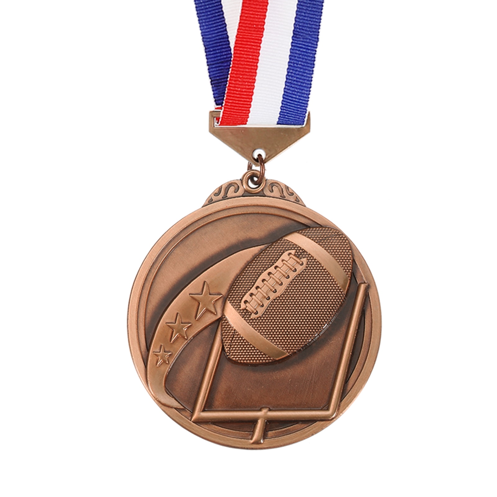 Baseball Games Star Embossing Award Medals with Ribbons, Winner Medals ...