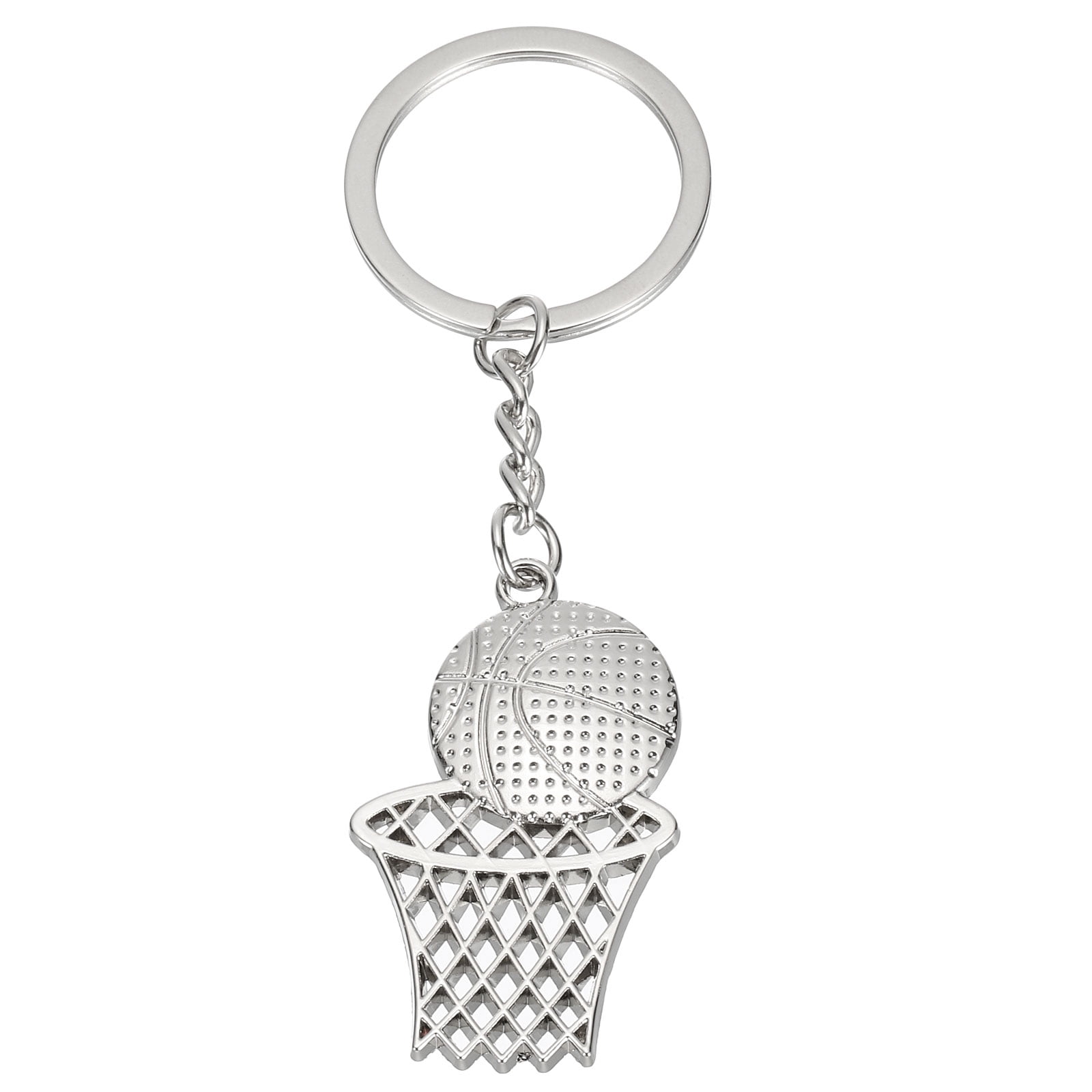 Uxcell Basketball Hoop Keychain, Mini Cute Sports Basketball Key Chain ...