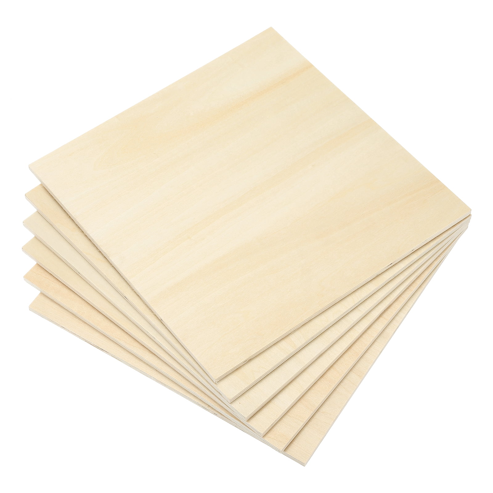 Uxcell Basswood Sheets, Plywood Sheets Balsa Wood Board Unfinished Thin ...