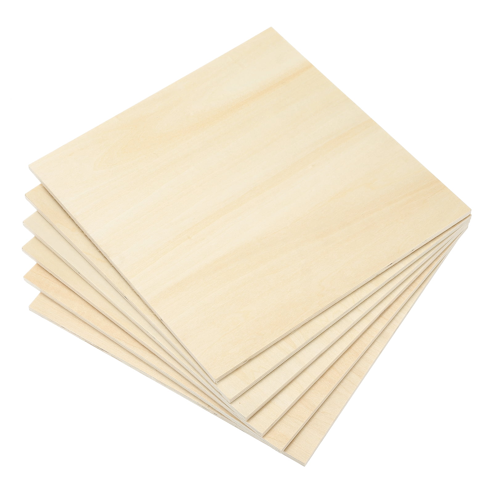 Uxcell Basswood Sheets, Plywood Sheets Balsa Wood Board Unfinished Thin ...