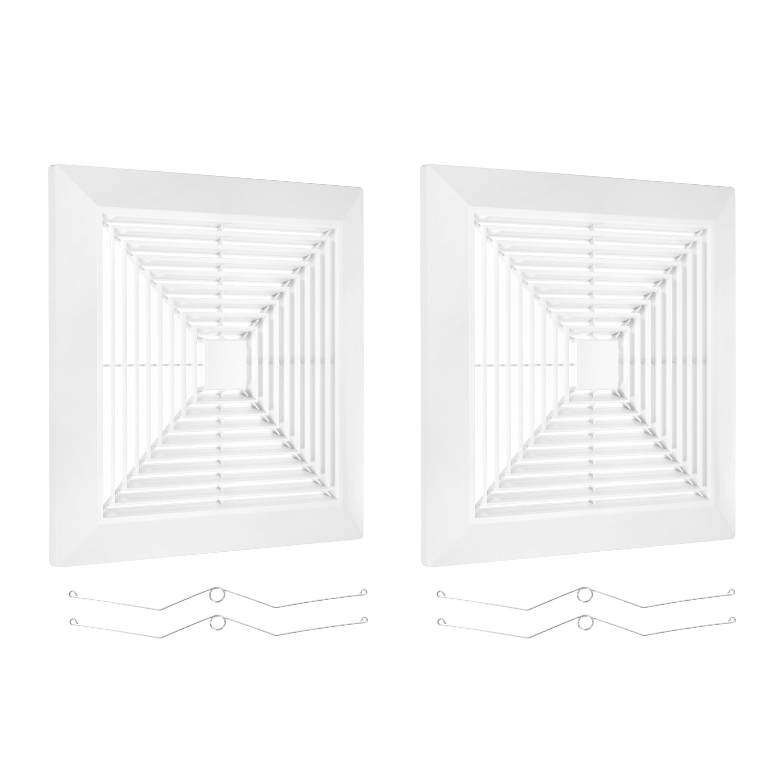Uxcell Bathroom Exhaust Fan Cover, ABS Plastic Fan Grille Air ...