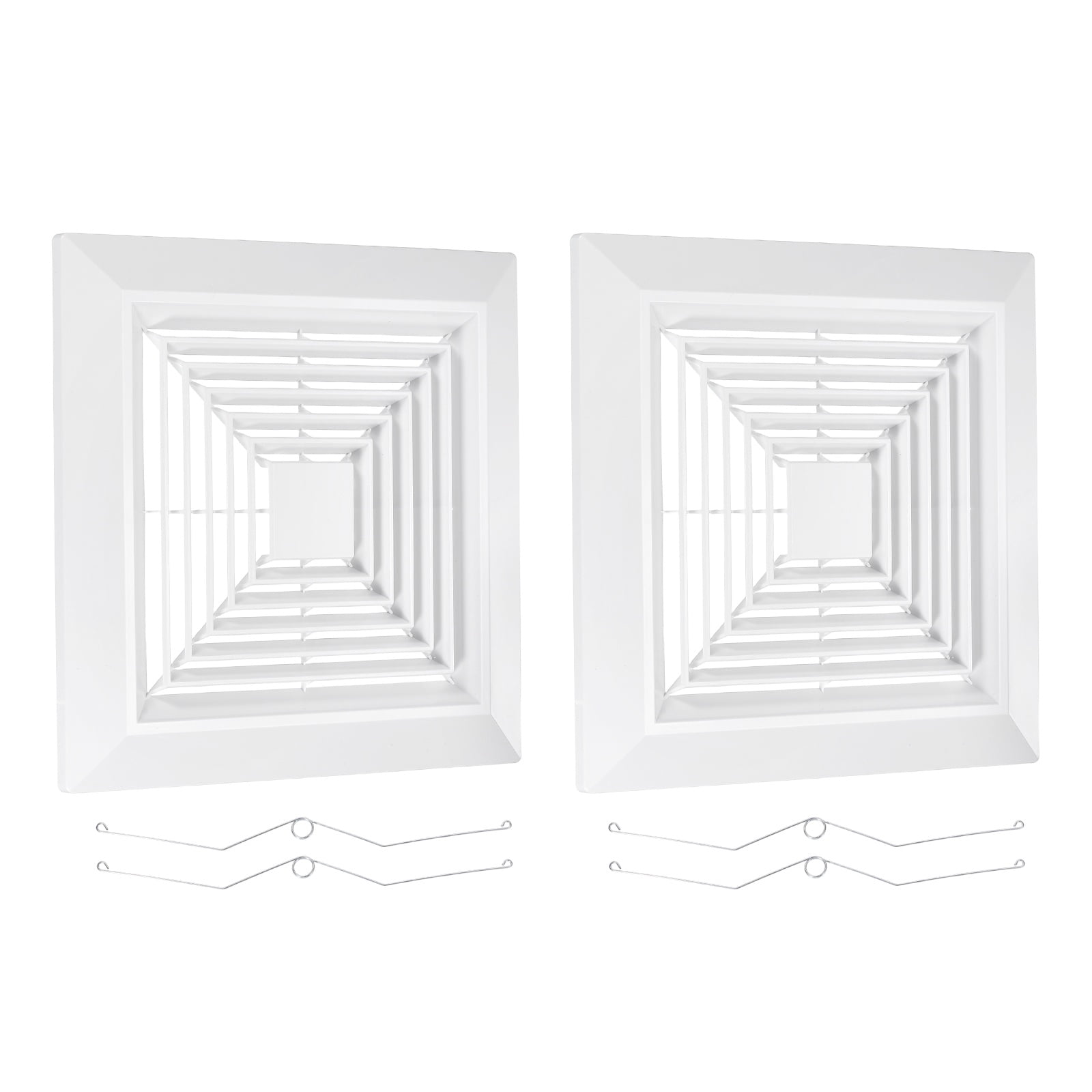 Uxcell Bathroom Exhaust Fan Cover, ABS Plastic Fan Grille Air ...