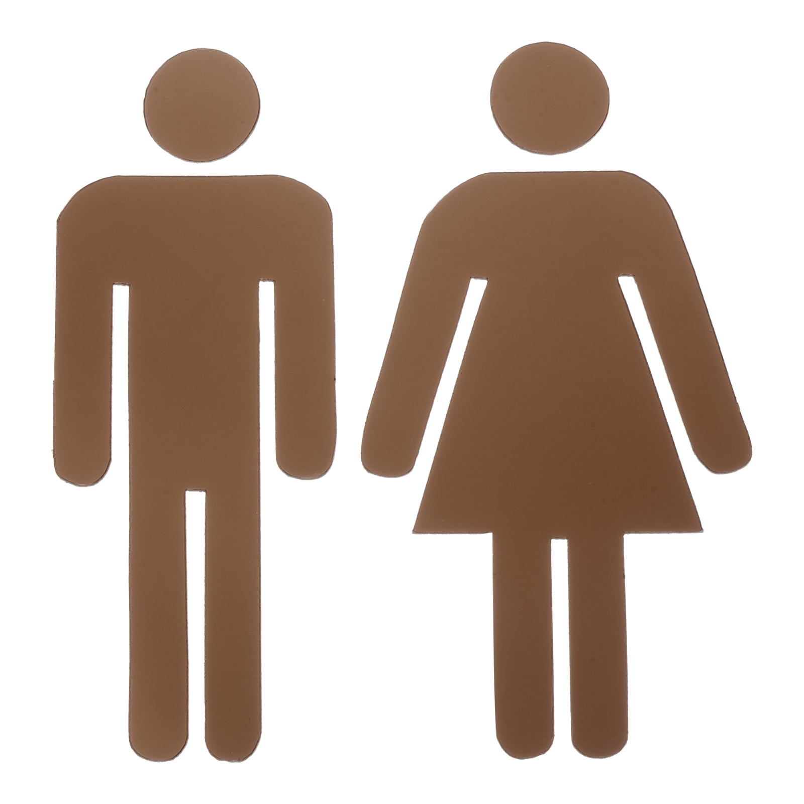 Uxcell Bathroom Sign, Acrylic Restroom Men's and Women's Gender Sign ...