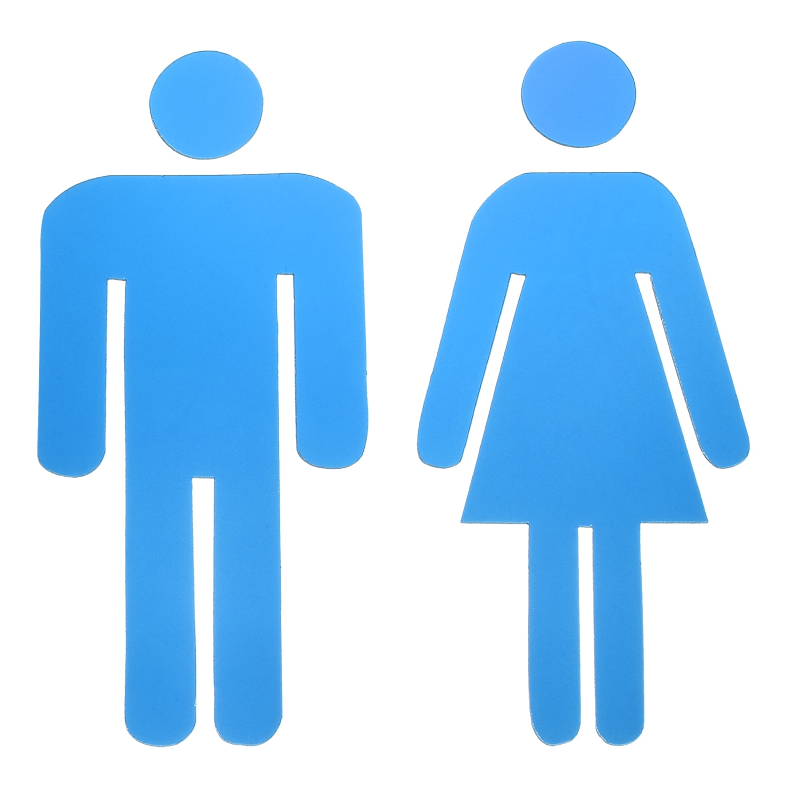 Uxcell Bathroom Sign, Acrylic Restroom Men's and Women's Toilet Sign ...