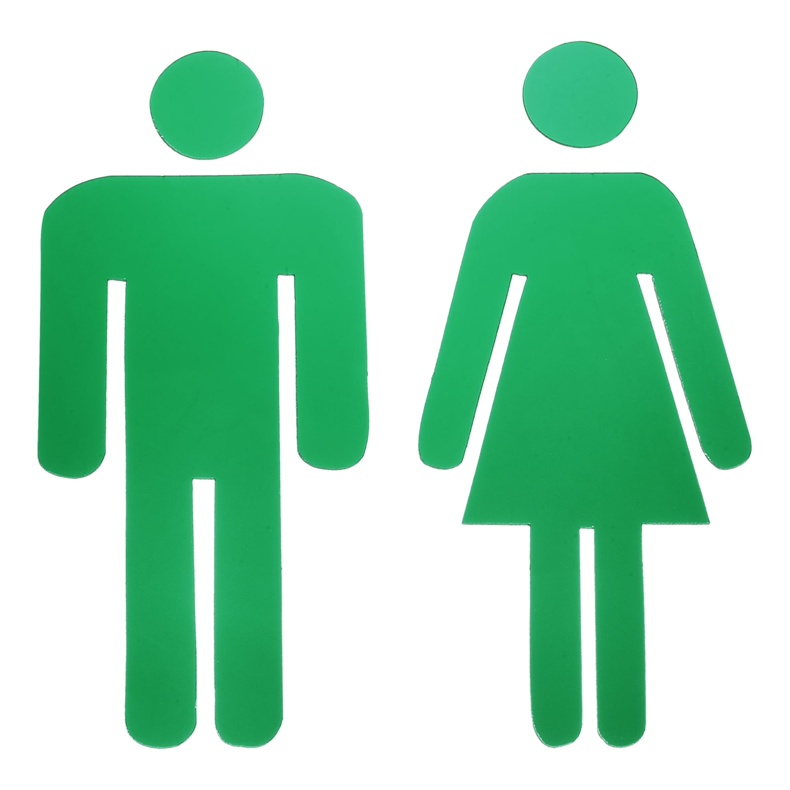 Uxcell Bathroom Sign, Acrylic Restroom Men's and Women's Toilet Sign ...