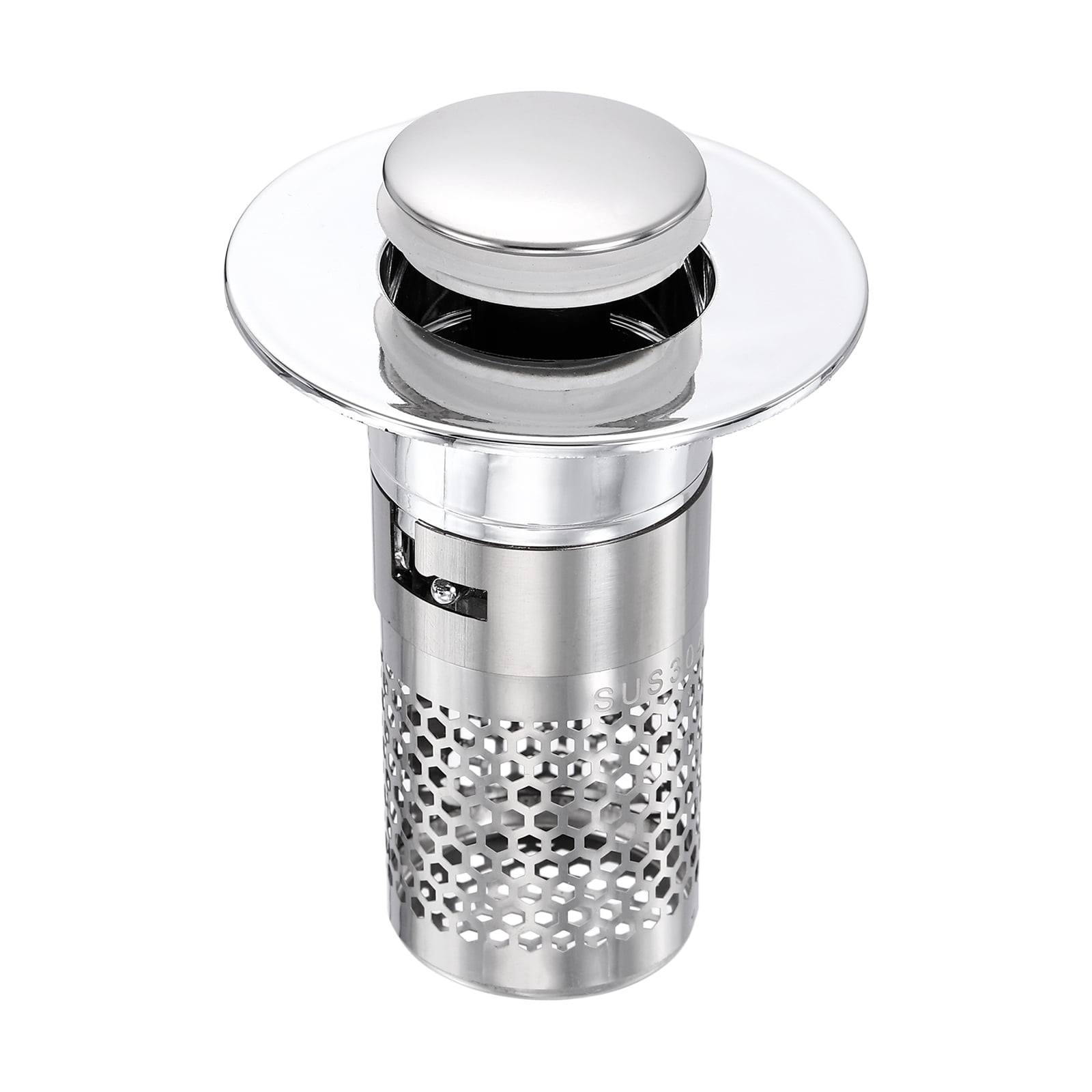 Uxcell Bathroom Sink Drain Strainer, Sink Drain Stopper with Removable ...