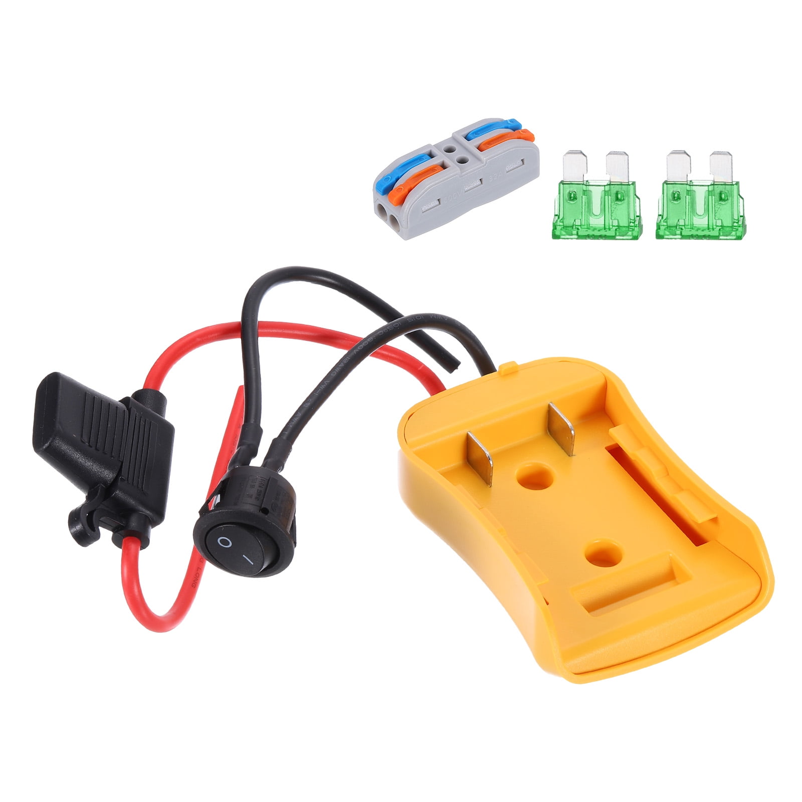 Uxcell Battery Adapter Converter for DIY Rc Car Truck Toys' 20V Battery ...