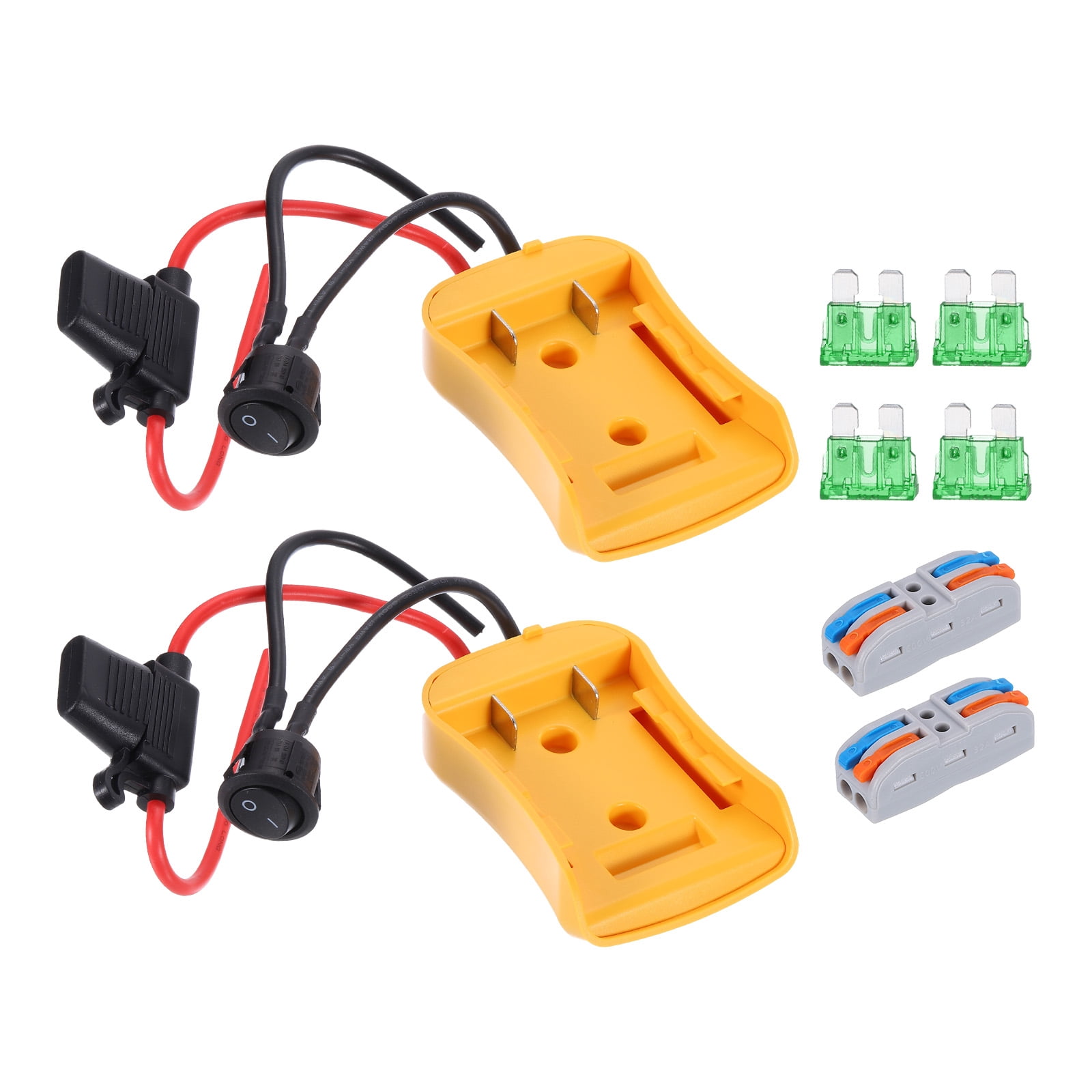 Uxcell Battery Adapter Converter for DIY Rc Car Truck Toys' 20V Battery ...