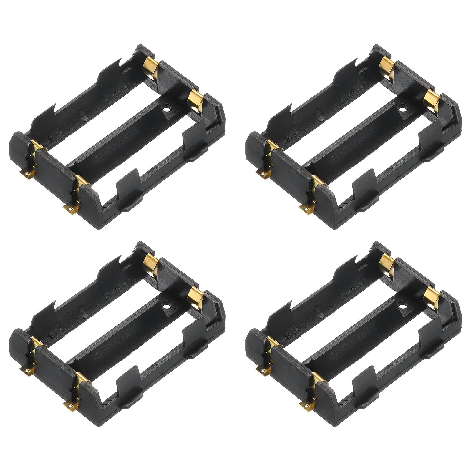 Uxcell Battery Holder Box, 2 Slots with ON/OFF Switch with 2 Sections ...