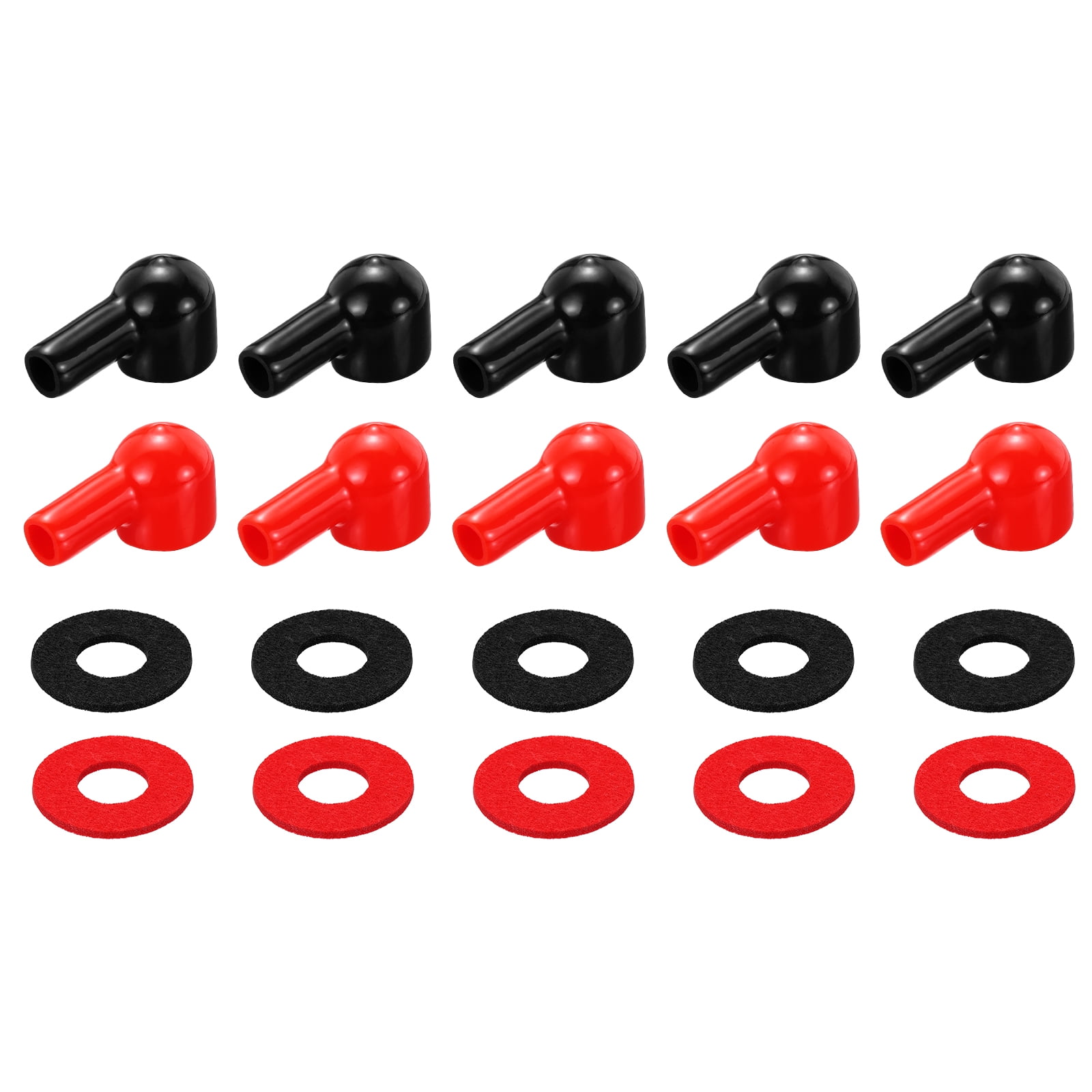Uxcell Battery Terminal Cover, 6 Pcs Battery Terminal Protector Truck ...