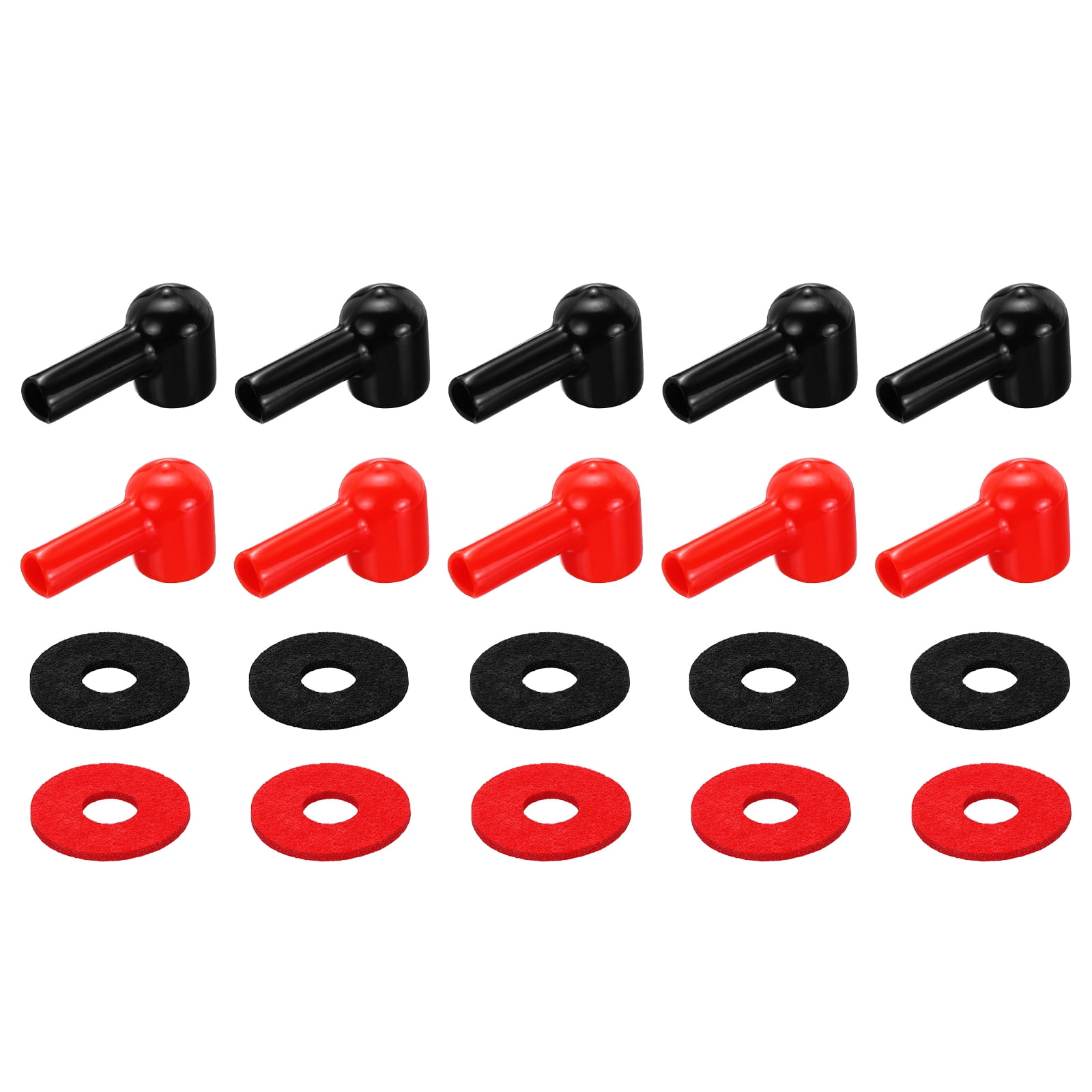 Uxcell Battery Terminal Cover, 6 Pcs Battery Terminal Protector Truck ...