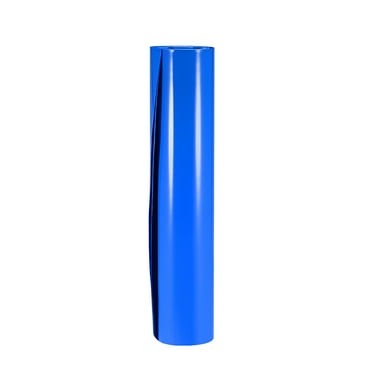 Uxcell 60mm Flat 10ft Blue PVC Heat Shrink Tube Wraps Battery Wrap for ...