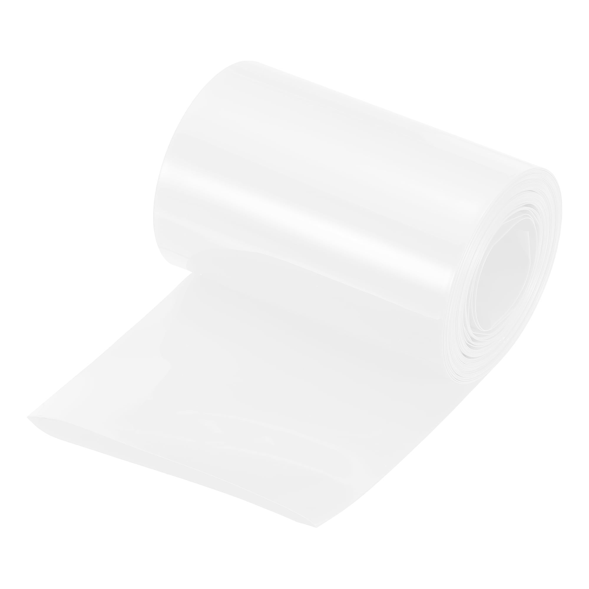Uxcell Battery Wrap 90mm Flat 18ft Heat Shrink Tube Wraps White ...
