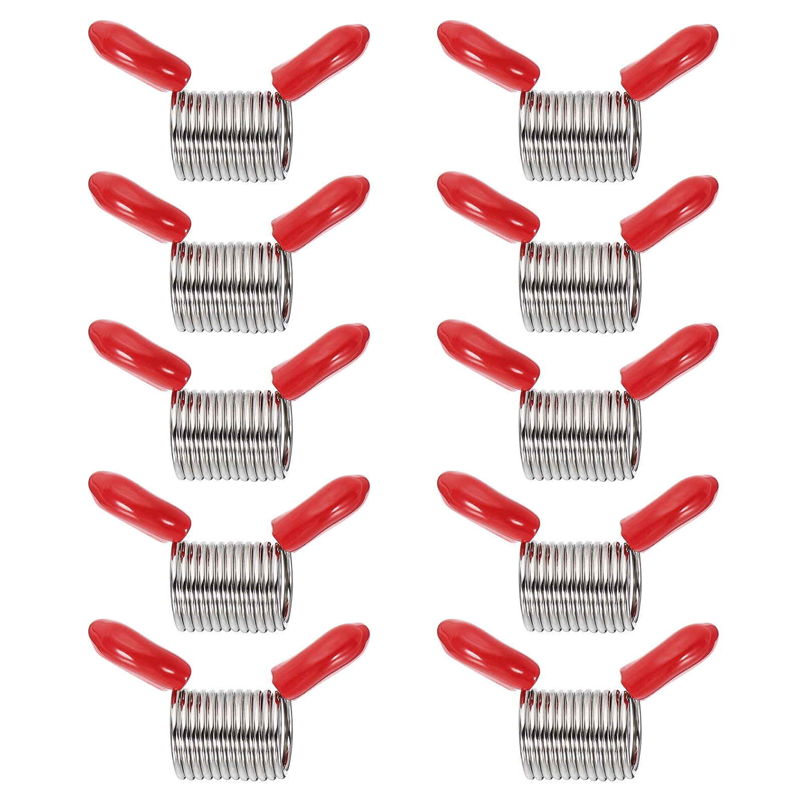 Uxcell Bead Stopper, 10 Pcs 0.39" Dia Bead Wire End Bead Clamps with ...