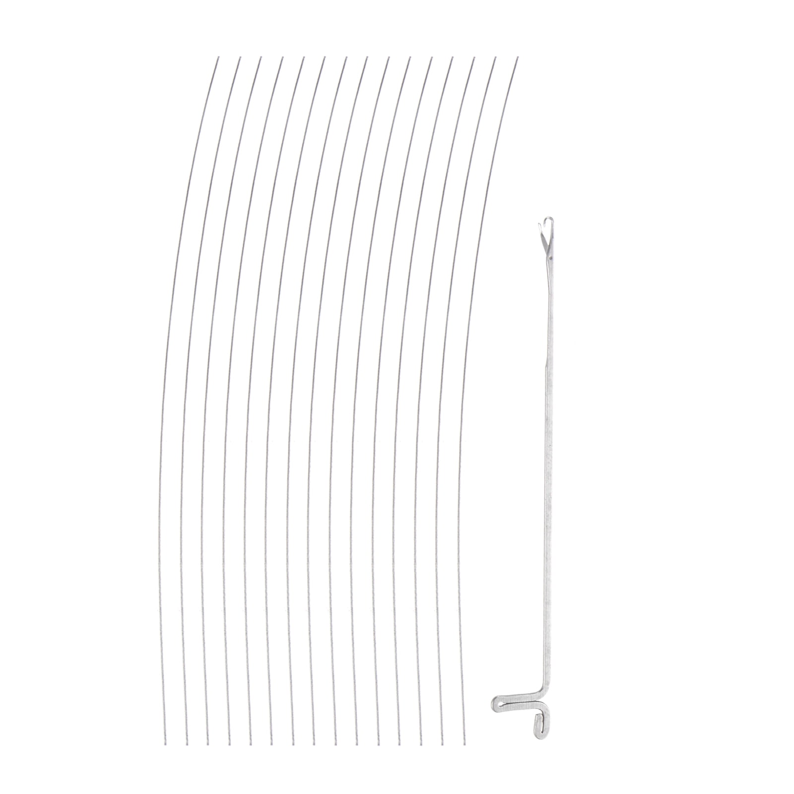 Uxcell Beading Needle Set Threading Tools with 100 Beaded Steel Wire ...