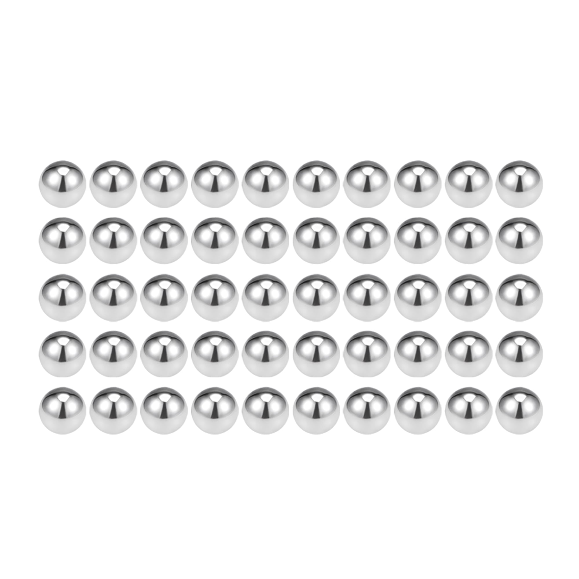 Uxcell Bearing Balls Metric 304 Stainless Steel G100 Precision Hardware ...