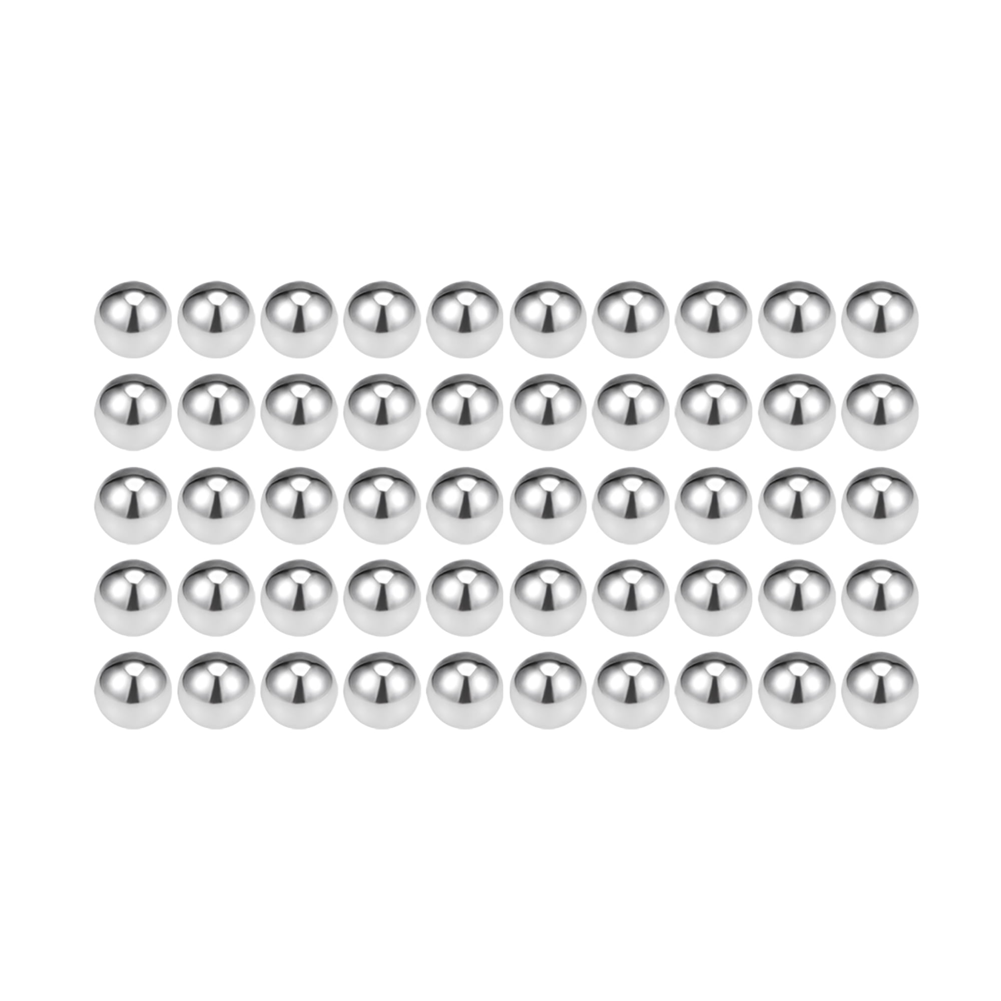 Uxcell Bearing Balls Metric 304 Stainless Steel G100 Precision Hardware ...
