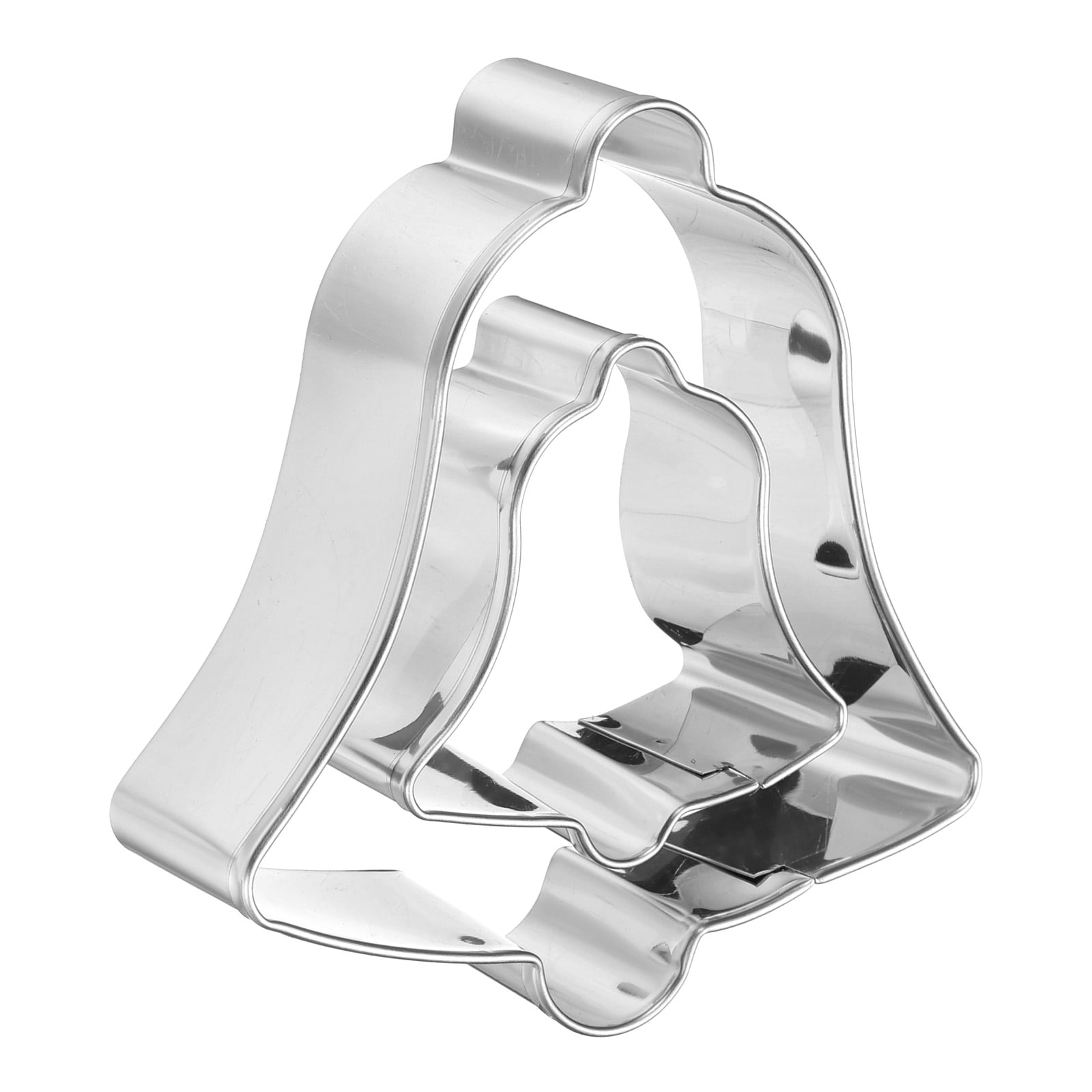 Uxcell Bell Cookie Cutter Set Assorted Sizes Stainless Steel Polish ...