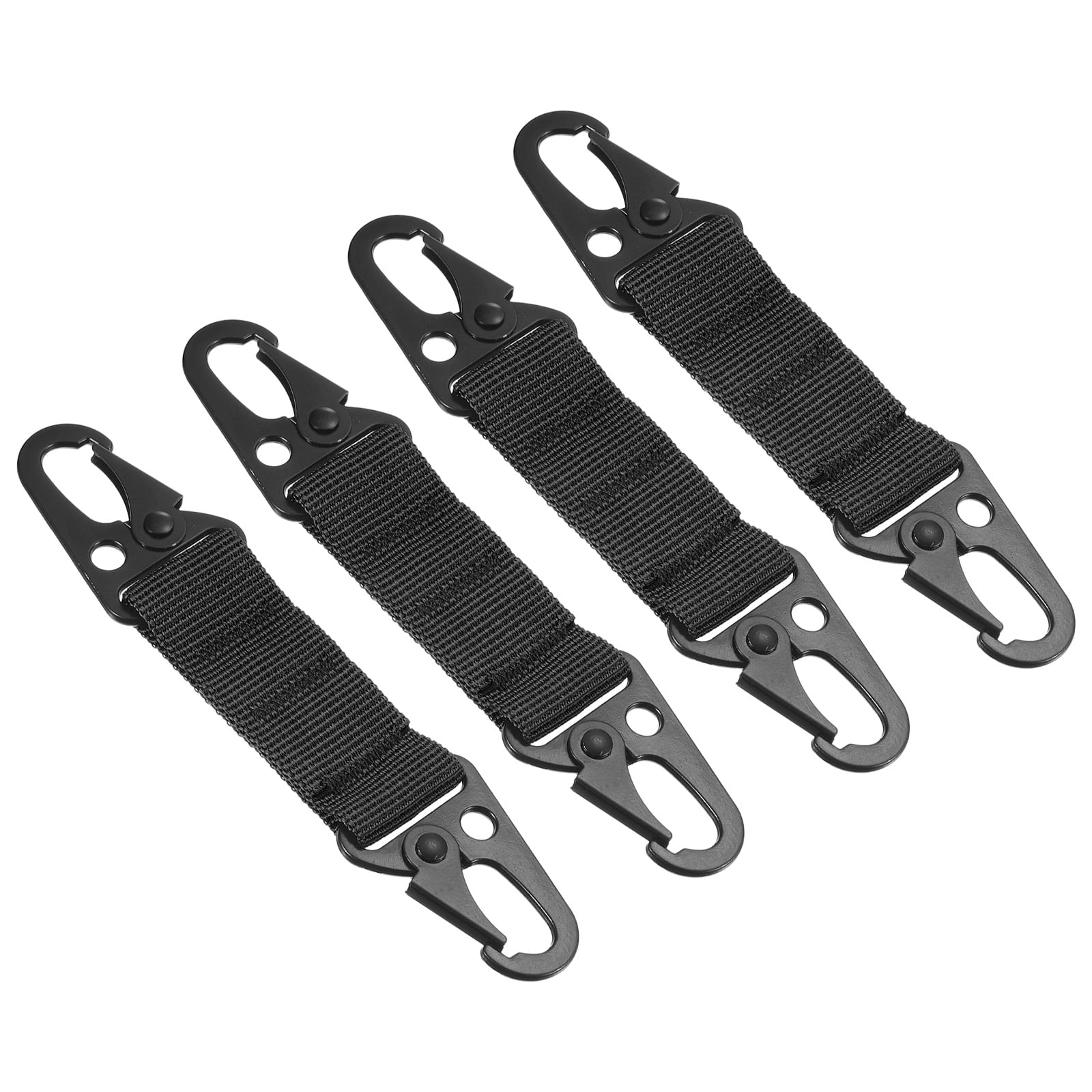 Uxcell Belt Keeper Key Clip Hanging Buckle Keychain with Double Side ...
