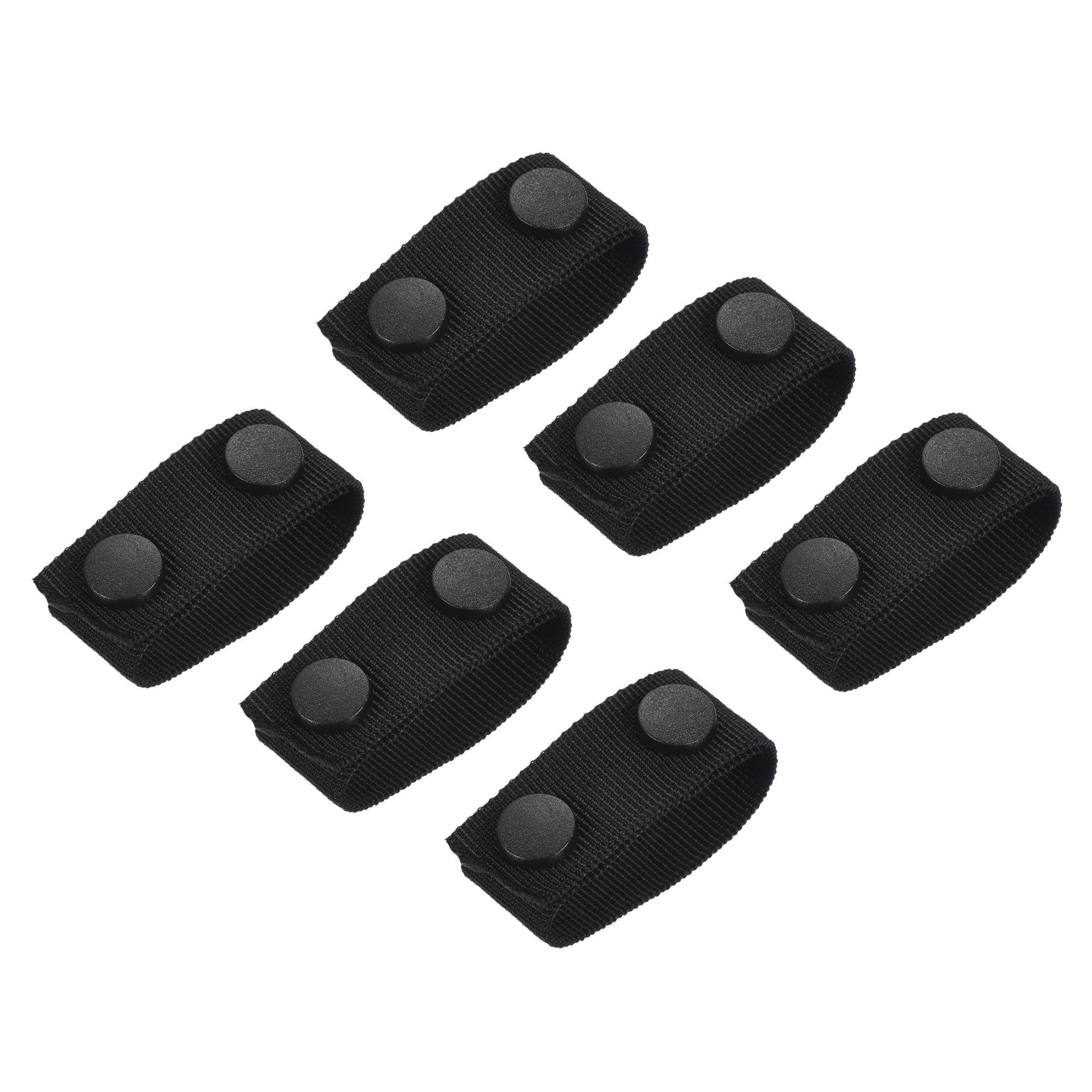 Uxcell Belt Keeper, Nylon Webbing Loop Holder with Double Snaps for 22 ...