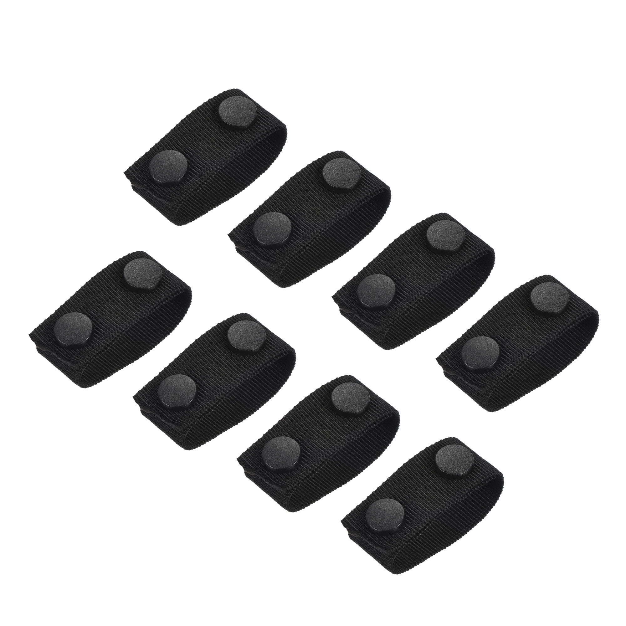 Uxcell Belt Keeper, Nylon Webbing Loop Holder with Double Snaps for 22 ...