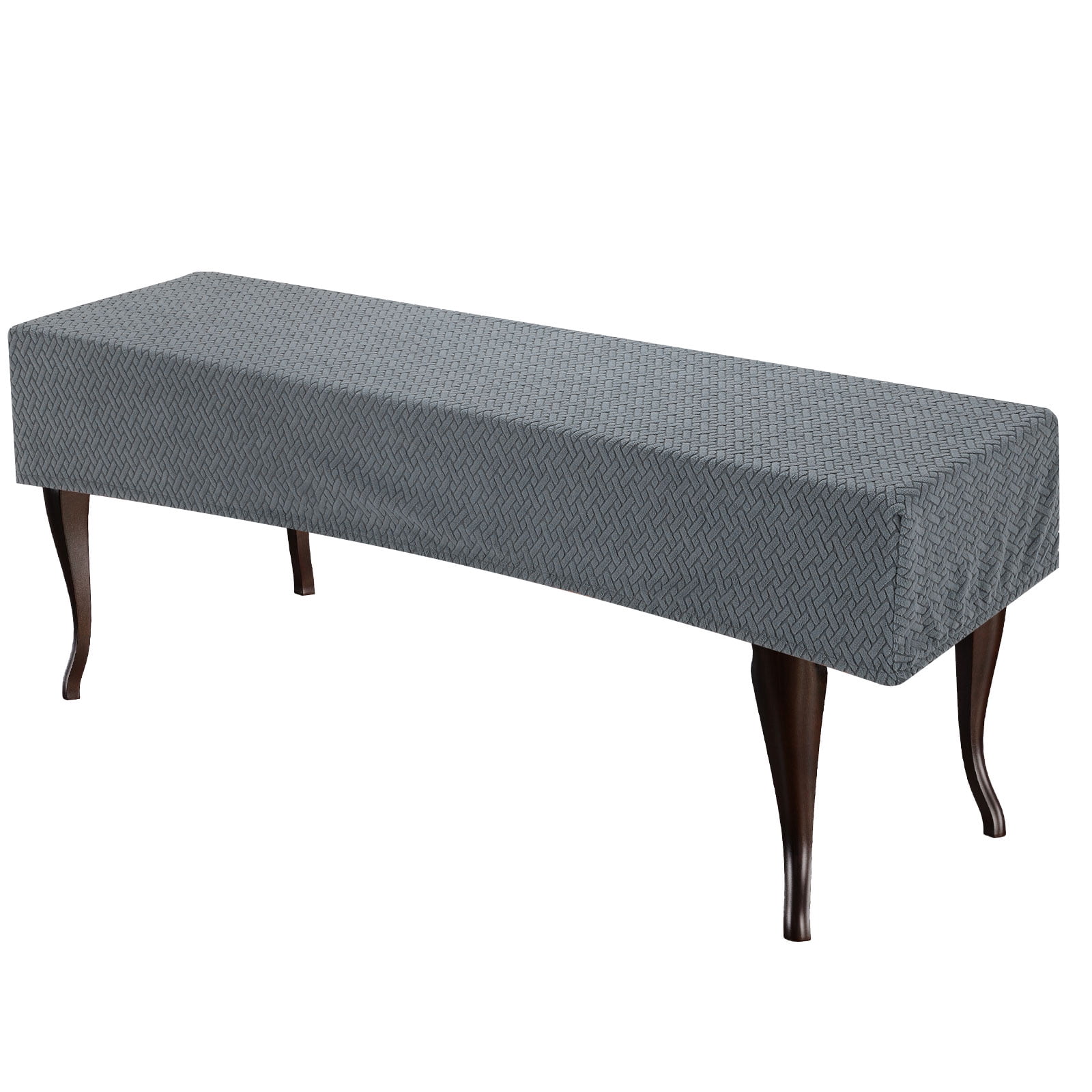 Uxcell Bench Cushion Cover Stretch Twill Dining Bench Cover, Light Gray ...
