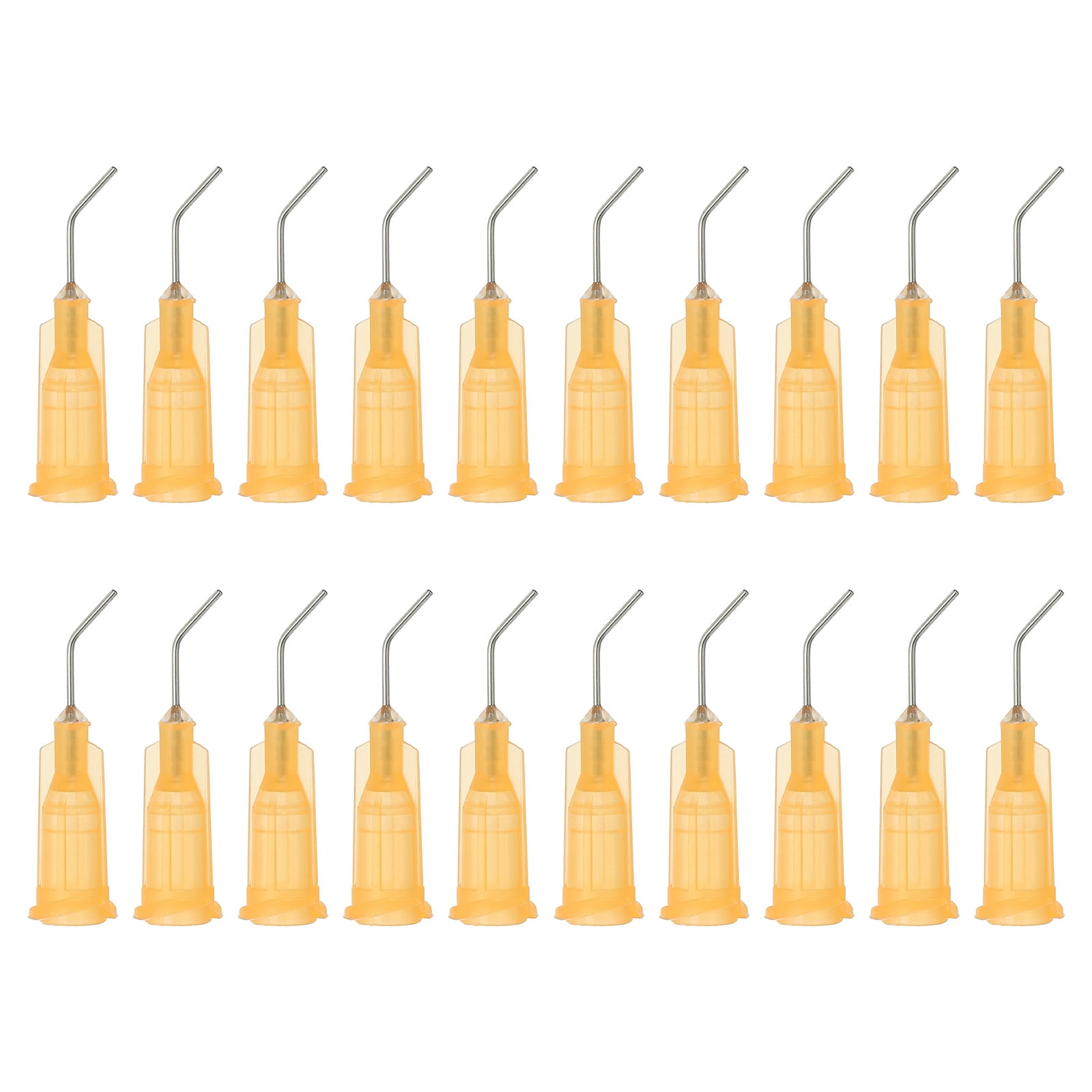 Uxcell Bent Blunt Tip Dispensing Needles, 200 Pcs 0.5 Inch 23G ...