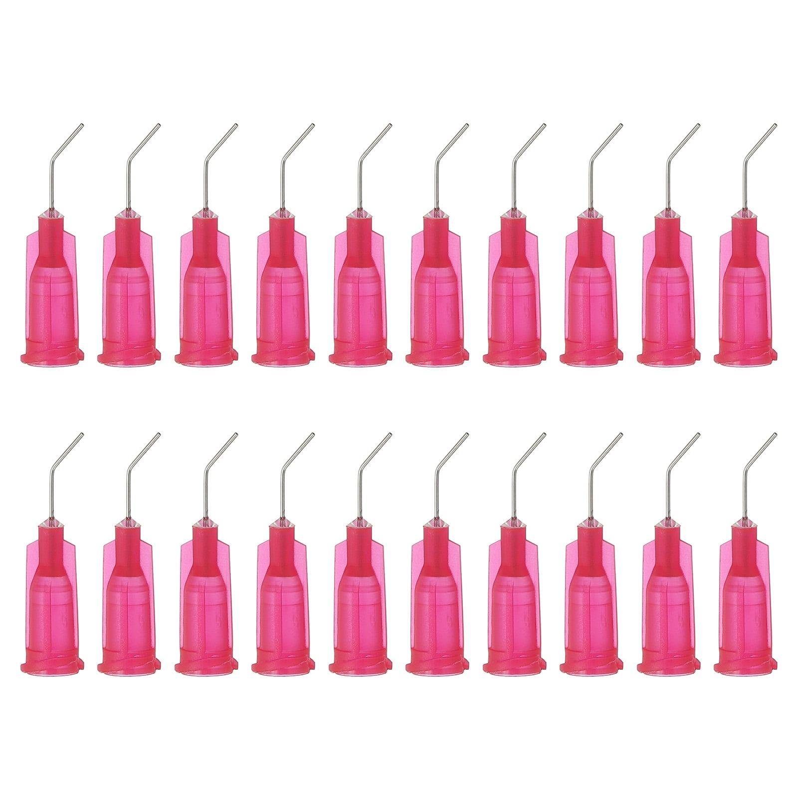 Uxcell Bent Blunt Tip Dispensing Needles, 200 Pcs 0.5 Inch 25G ...